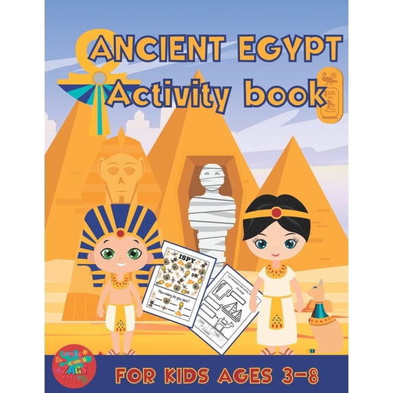 Ancient Egypt activity book for kids ages 3-8: Ancient Egypt themed ...