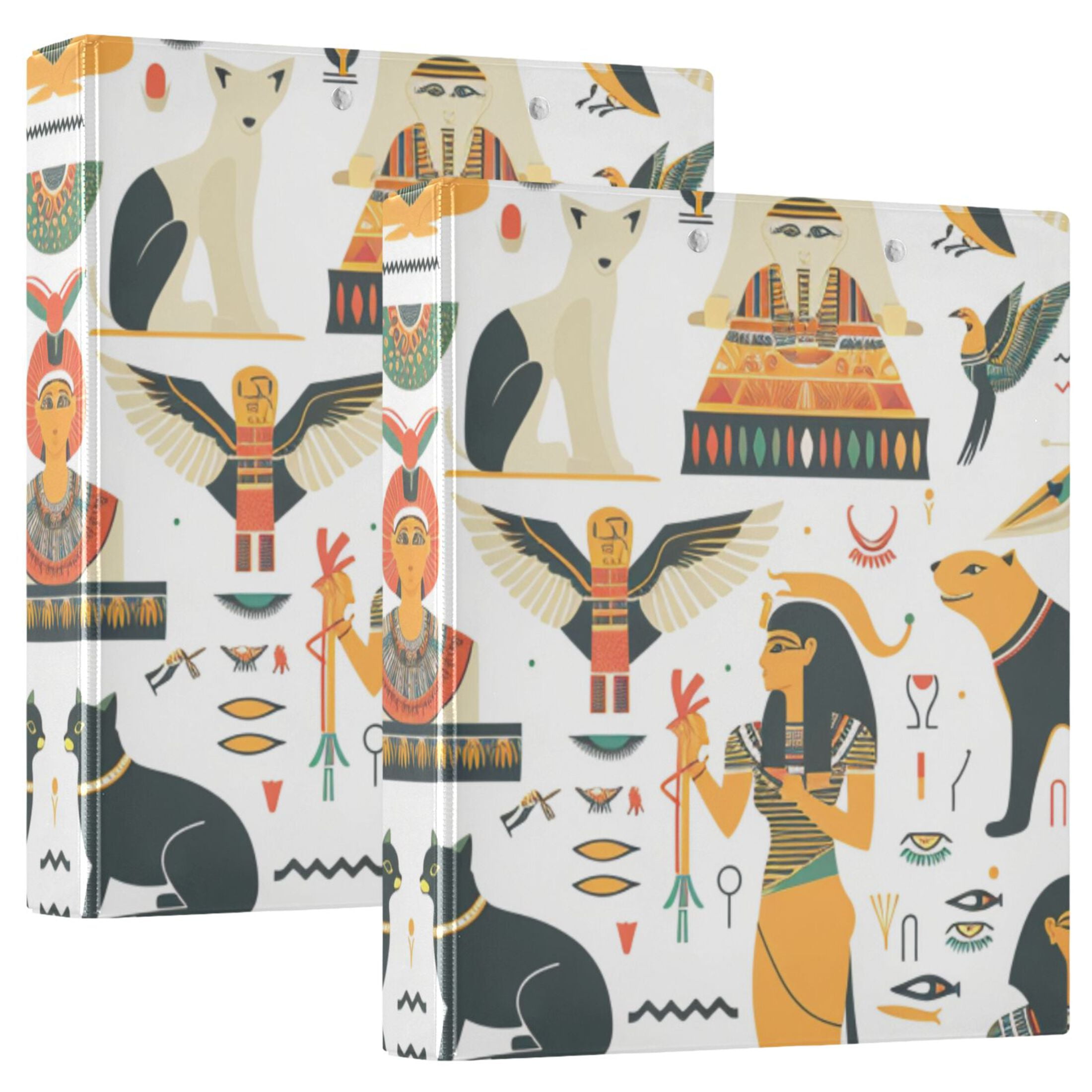 Ancient Egyptian 3 Ring Binders 1.5 inch Hardcover File Folders with ...