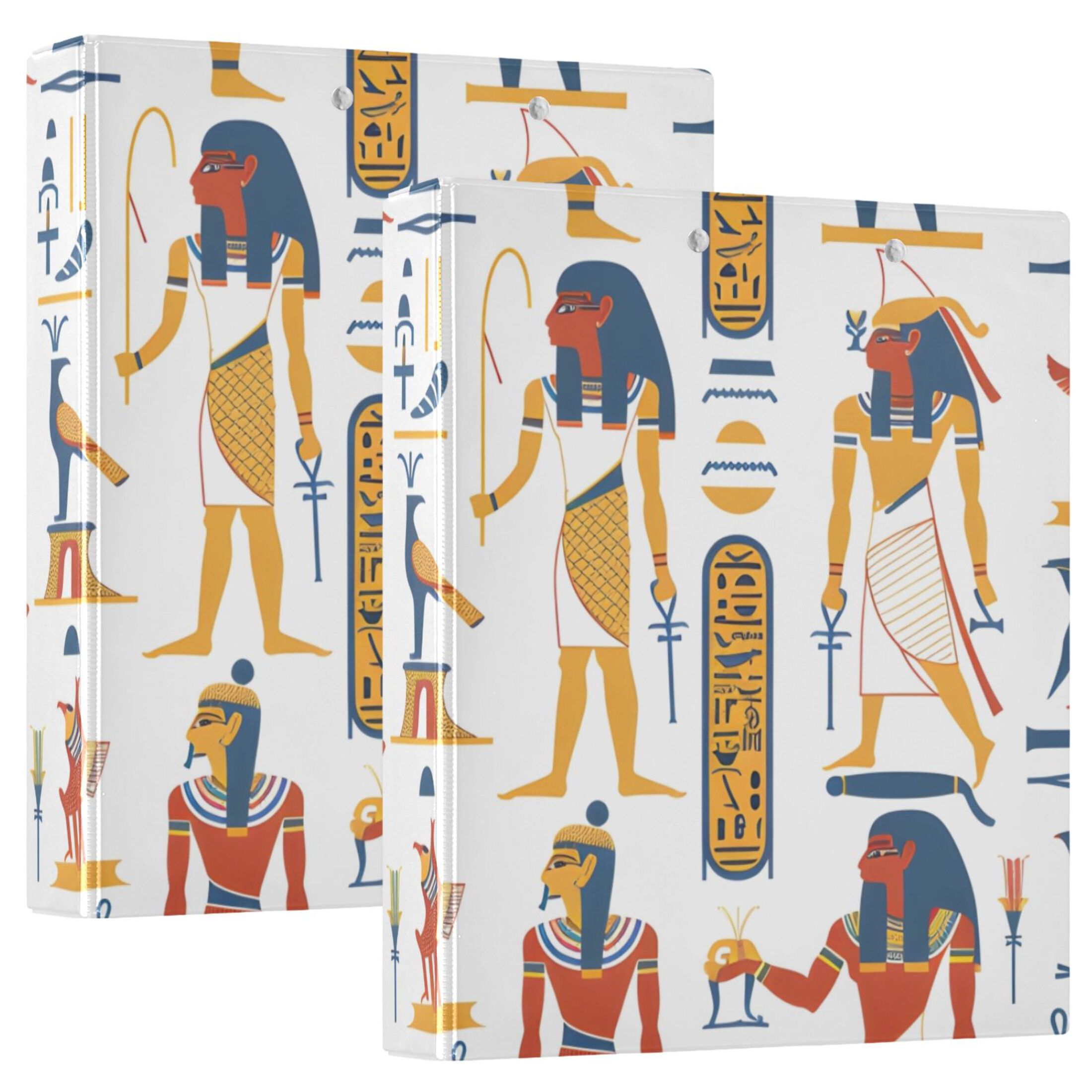 Ancient Egyptian 3 Ring Binders 1.5 inch Hardcover File Folders with ...