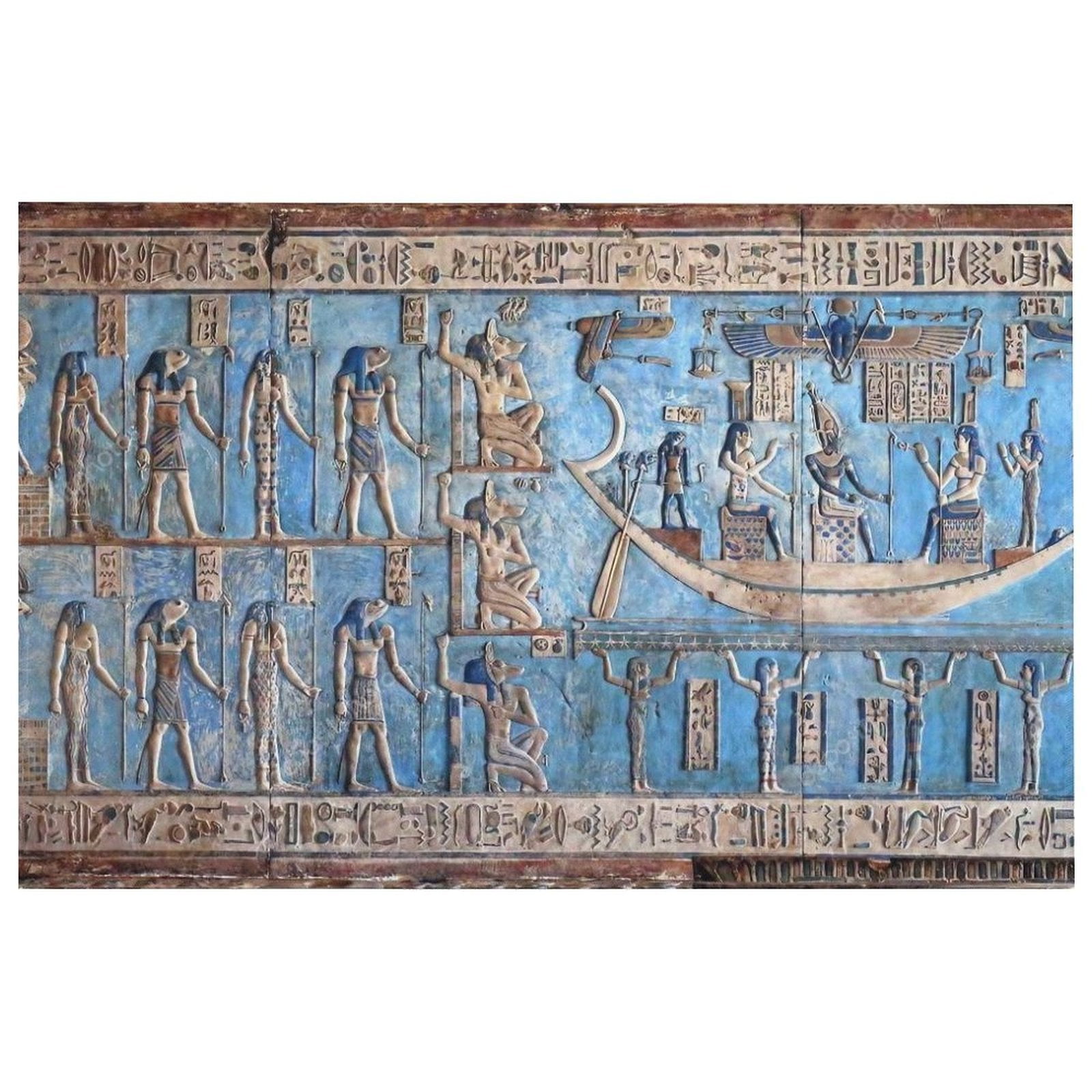 Ancient Egyptian Boat Rituals Adult Home Decor Bedroom Living Room ...