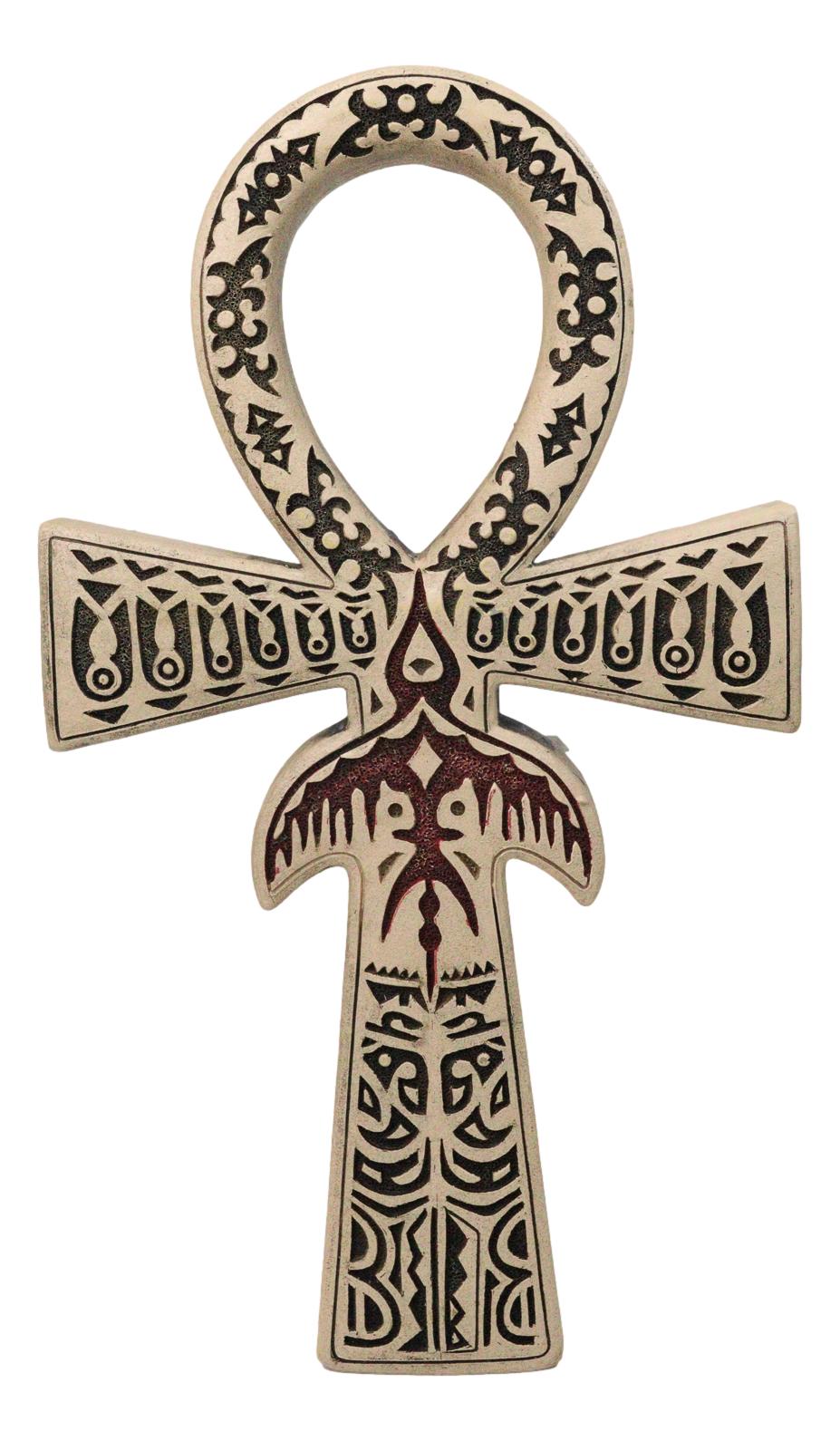 Ancient Egyptian Crux Ansata Ankh Key Horus Hieroglyphs Wall Decor ...