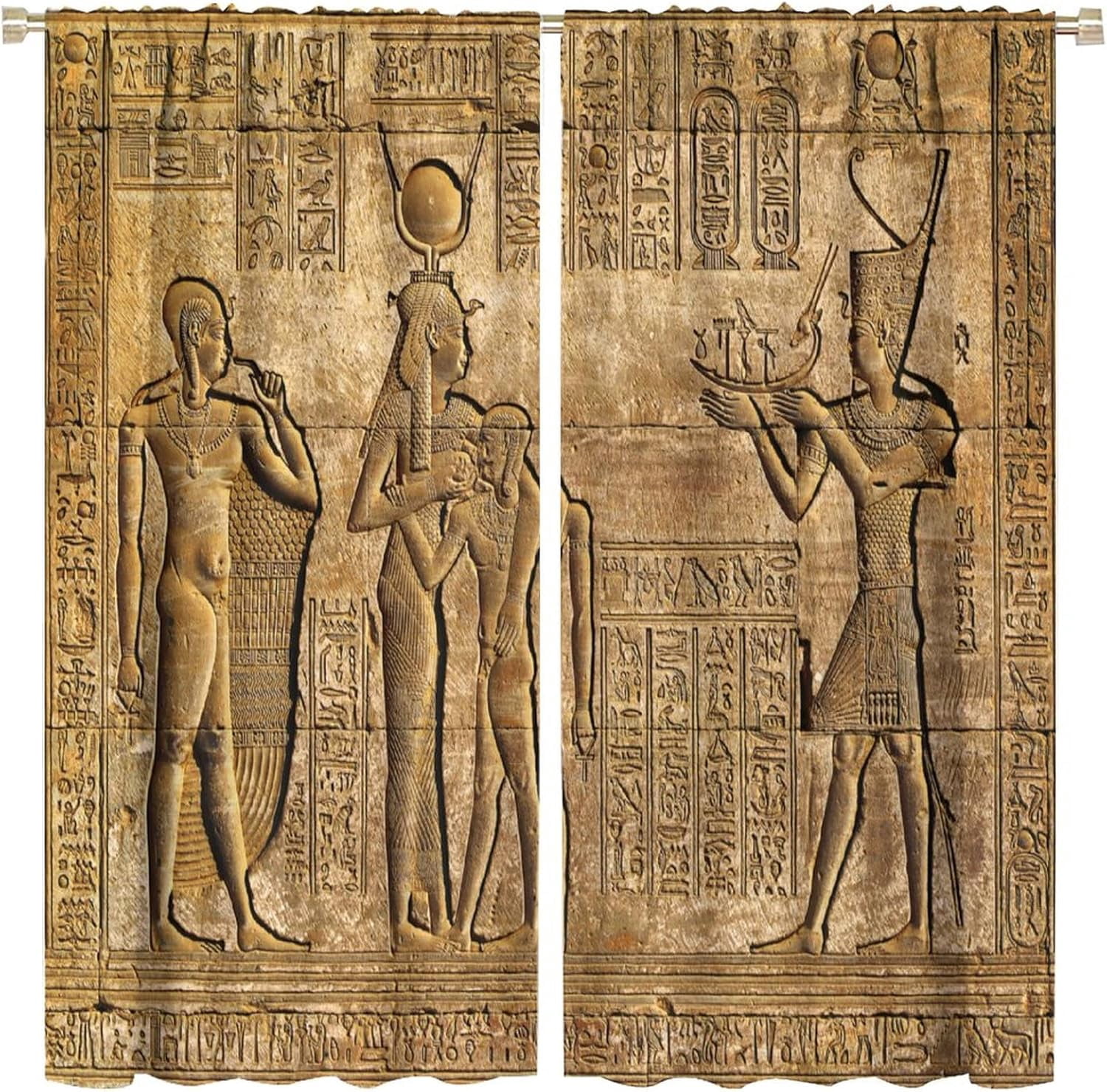 Ancient Egyptian Curtains Golden Egyptian Architecture Old History ...