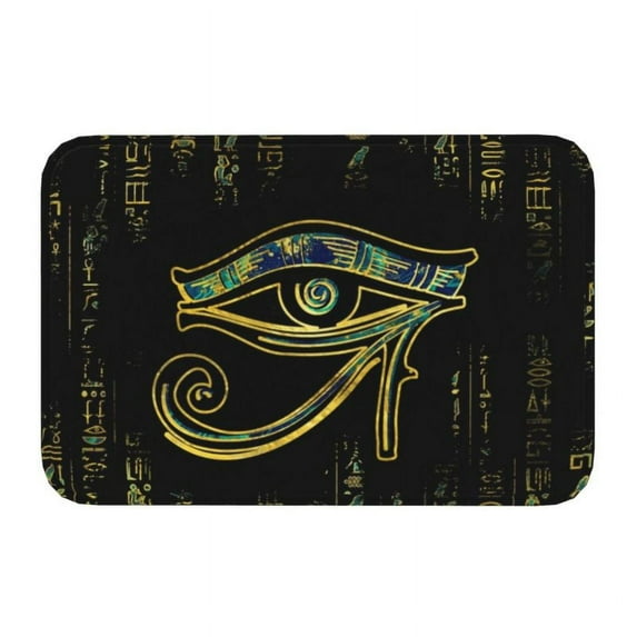 Ancient Egyptian Eye of Horus Rug Hallway Doormat Anti-Slip Bath ...