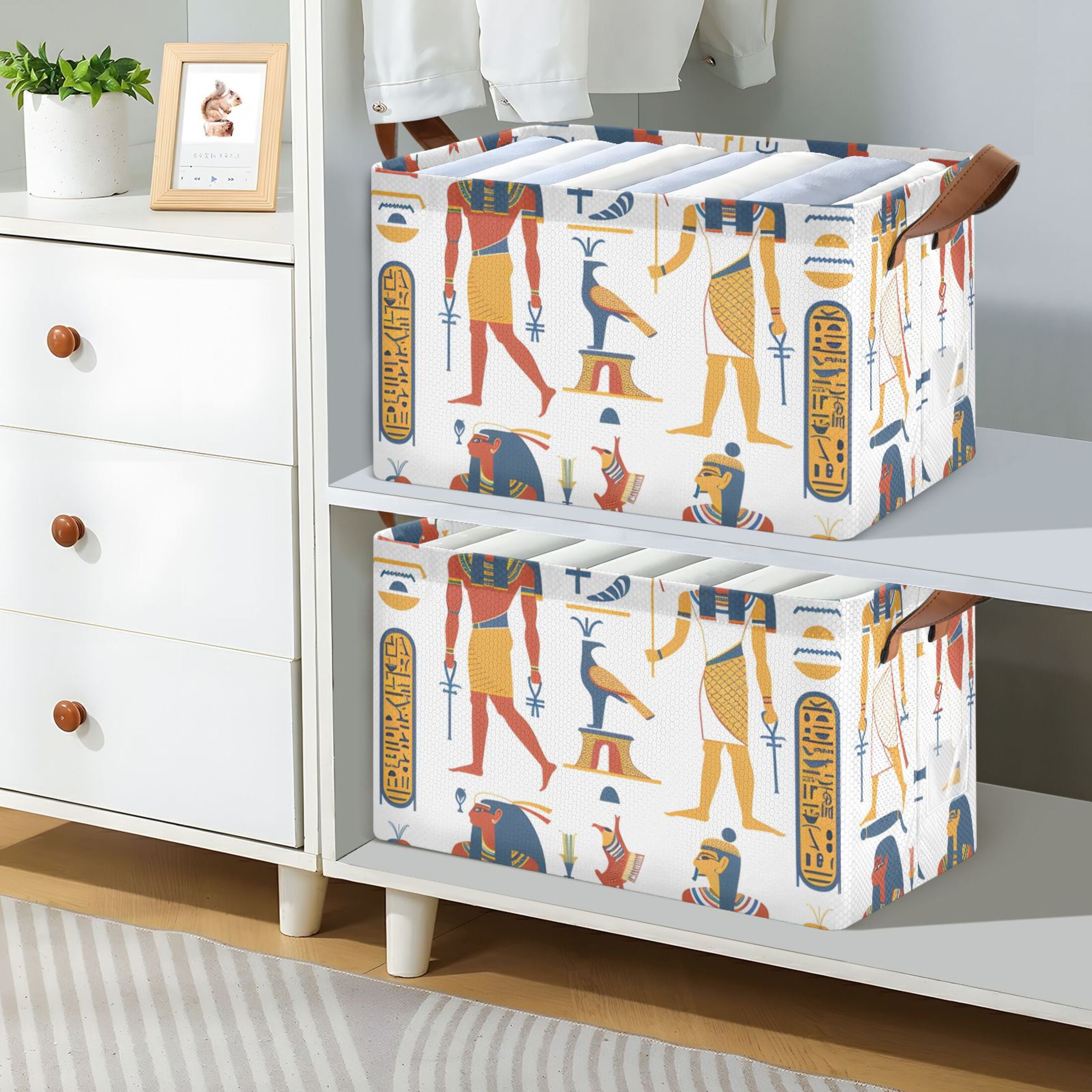 Ancient Egyptian Foldable Storage Large Fabric Storage Baskets ...