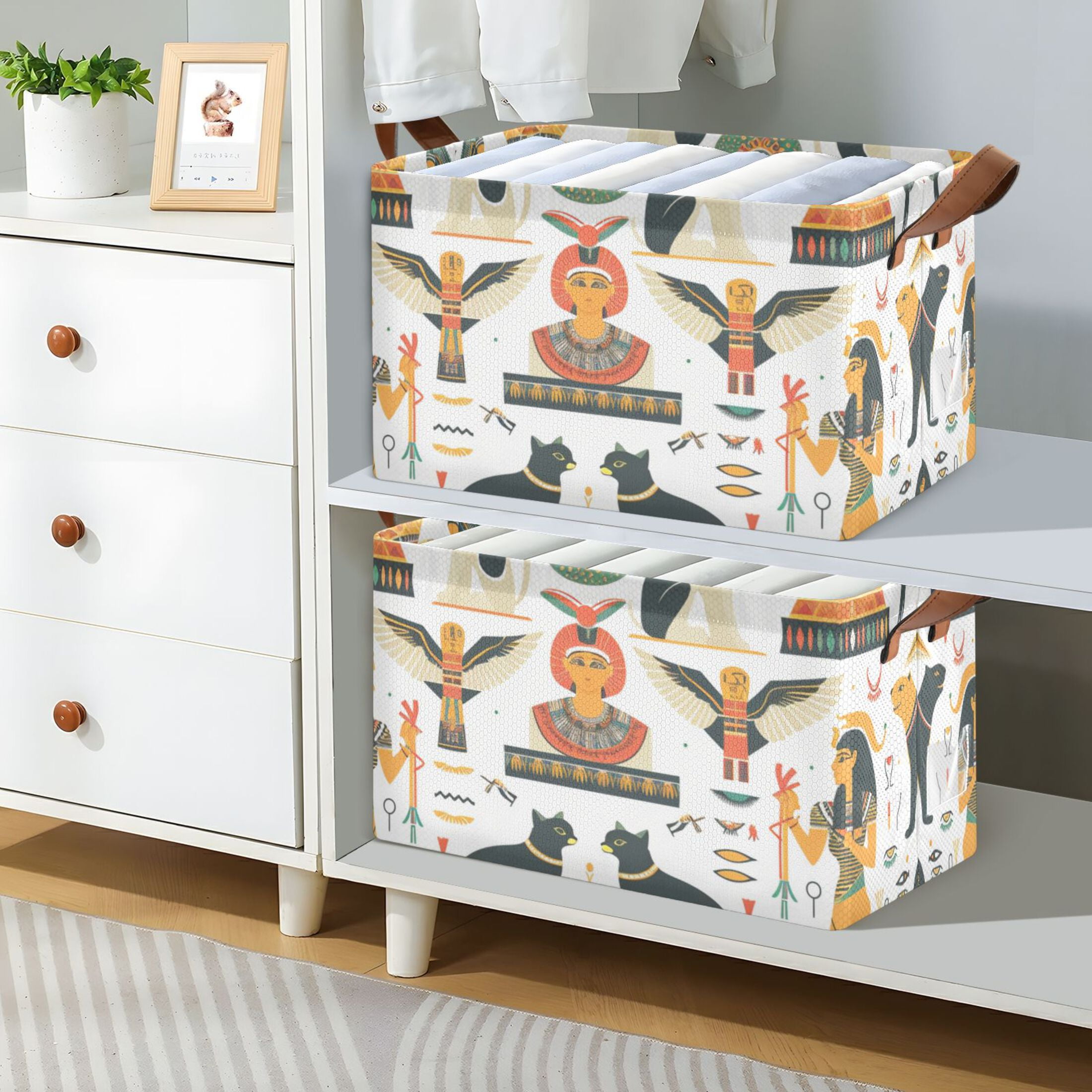 Ancient Egyptian Foldable Storage Large Fabric Storage Baskets ...