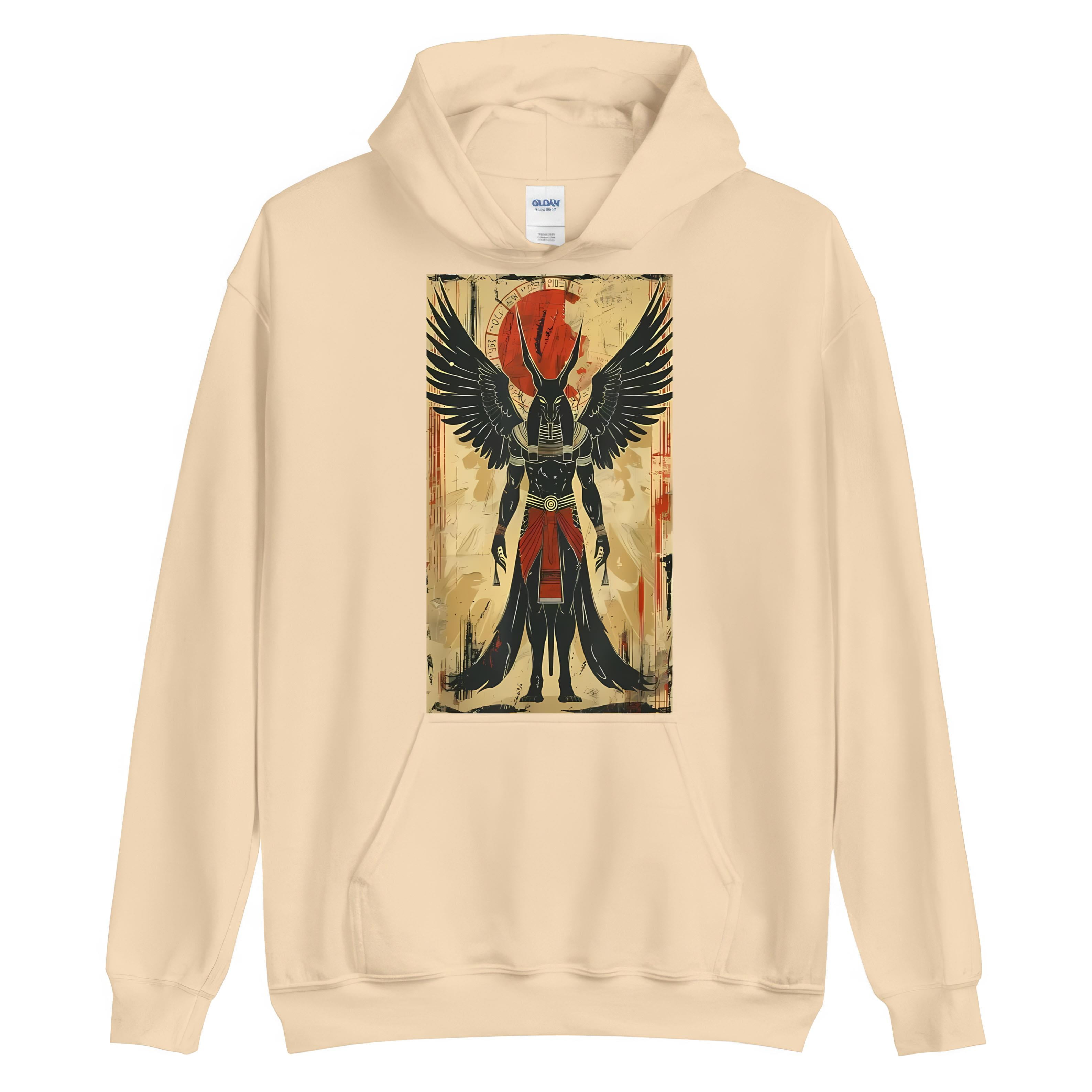 Ancient Egyptian God Graphic Tee, Vintage Anubis Wing Shirt - Walmart.com