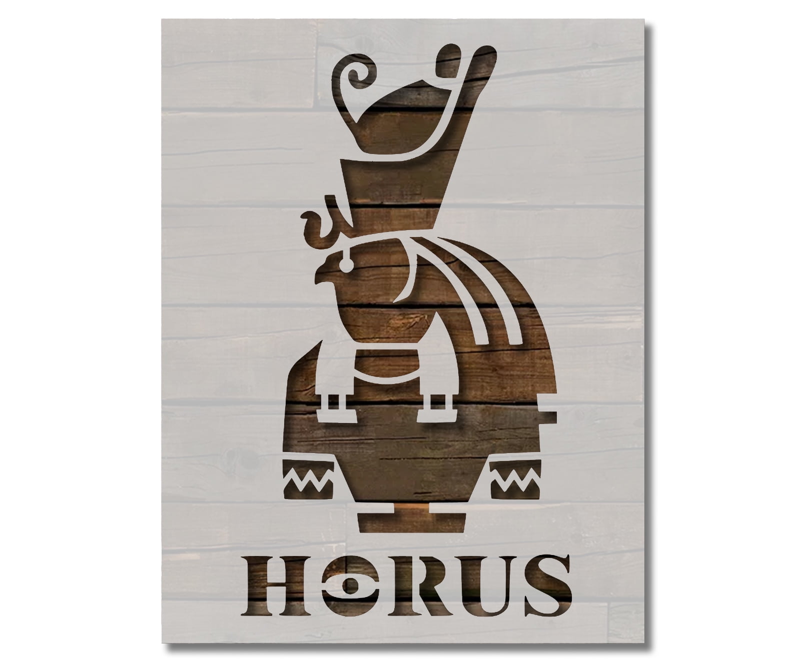 Ancient Egyptian God Horus Stencil Template Reusable 8.5 x 11 Inches ...