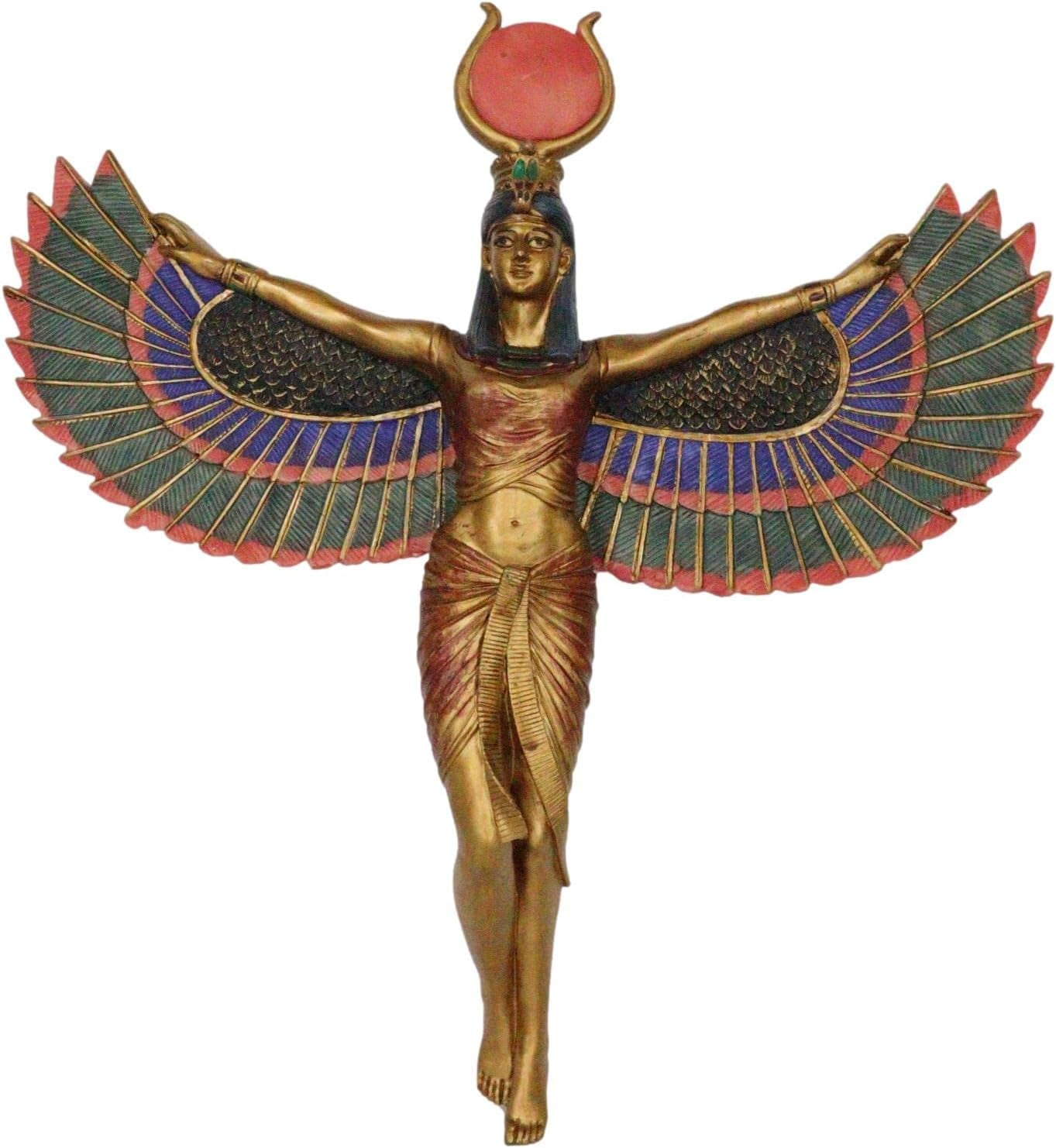 Ancient Egyptian Goddess Isis With Open Wall Isis Ra Gods Of Egypt ...