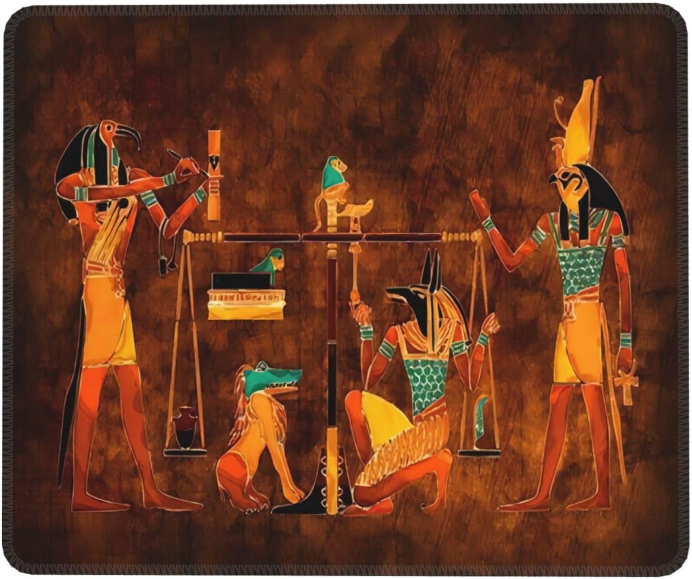Ancient Egyptian Gods Mouse Pad Non Slip Rubber Base Mousepad 10 x 12 ...