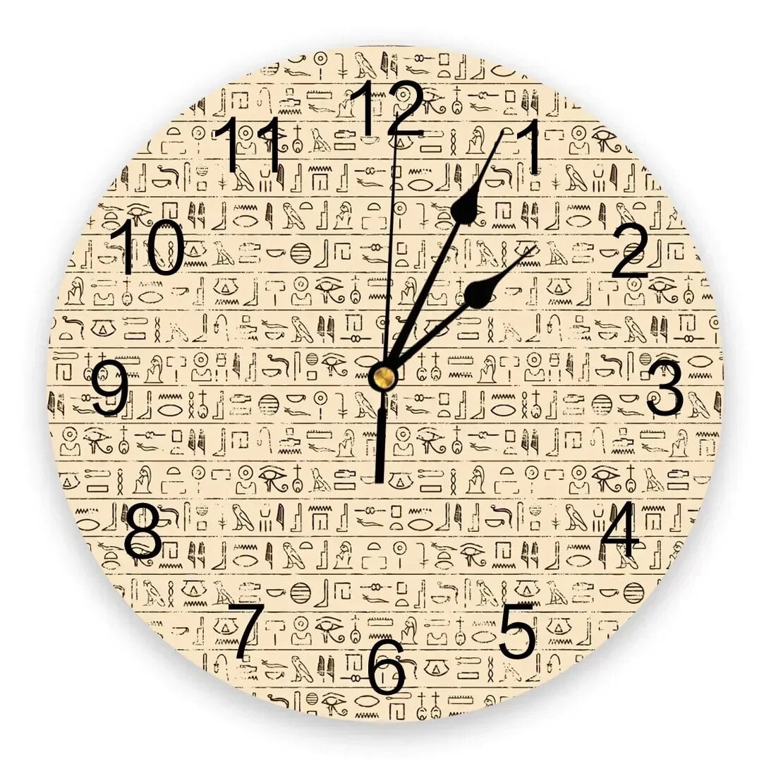 Ancient Egyptian Graphics Wall Clocks Silent Home Cafe Office Wall ...
