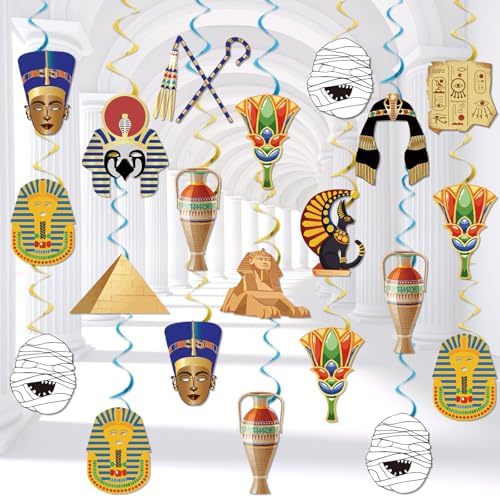Ancient Egyptian Hanging Swirls, 12pcs Ancient Egypt Hanging Swirls ...
