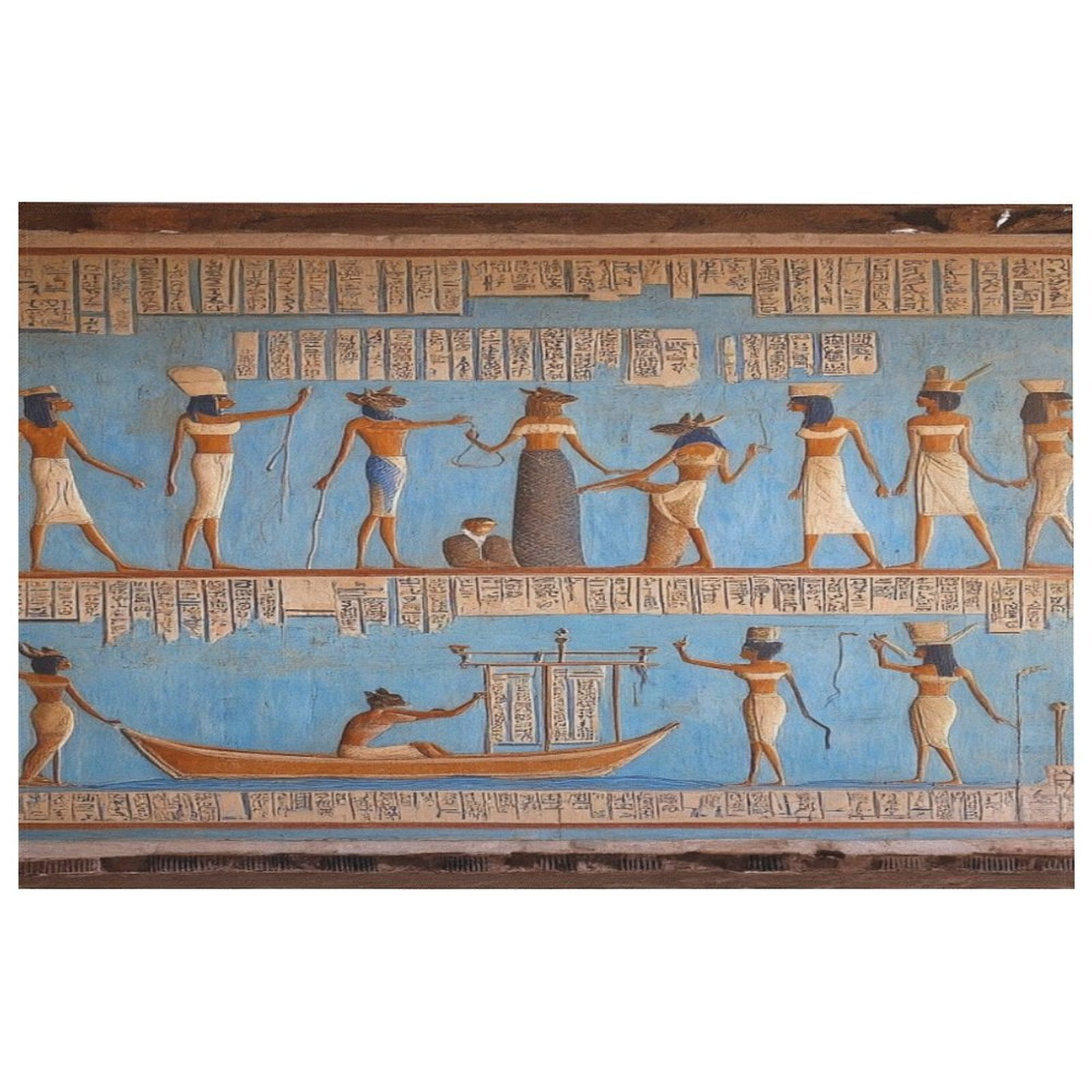 Ancient Egyptian Hieroglyphics Adult Home Decor Bedroom Living Room ...