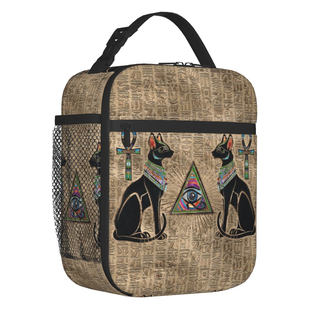 Ancient Egyptian Hieroglyphs Thermal Insulated Lunch Bags Women Egypt ...