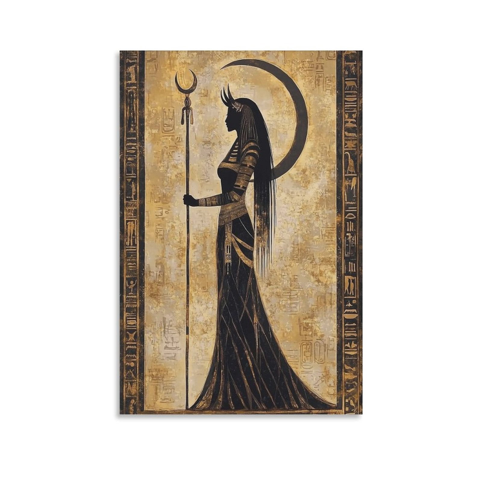 Ancient Egyptian Mythology Art Poster Goddess Nephthys 1 Poster ...
