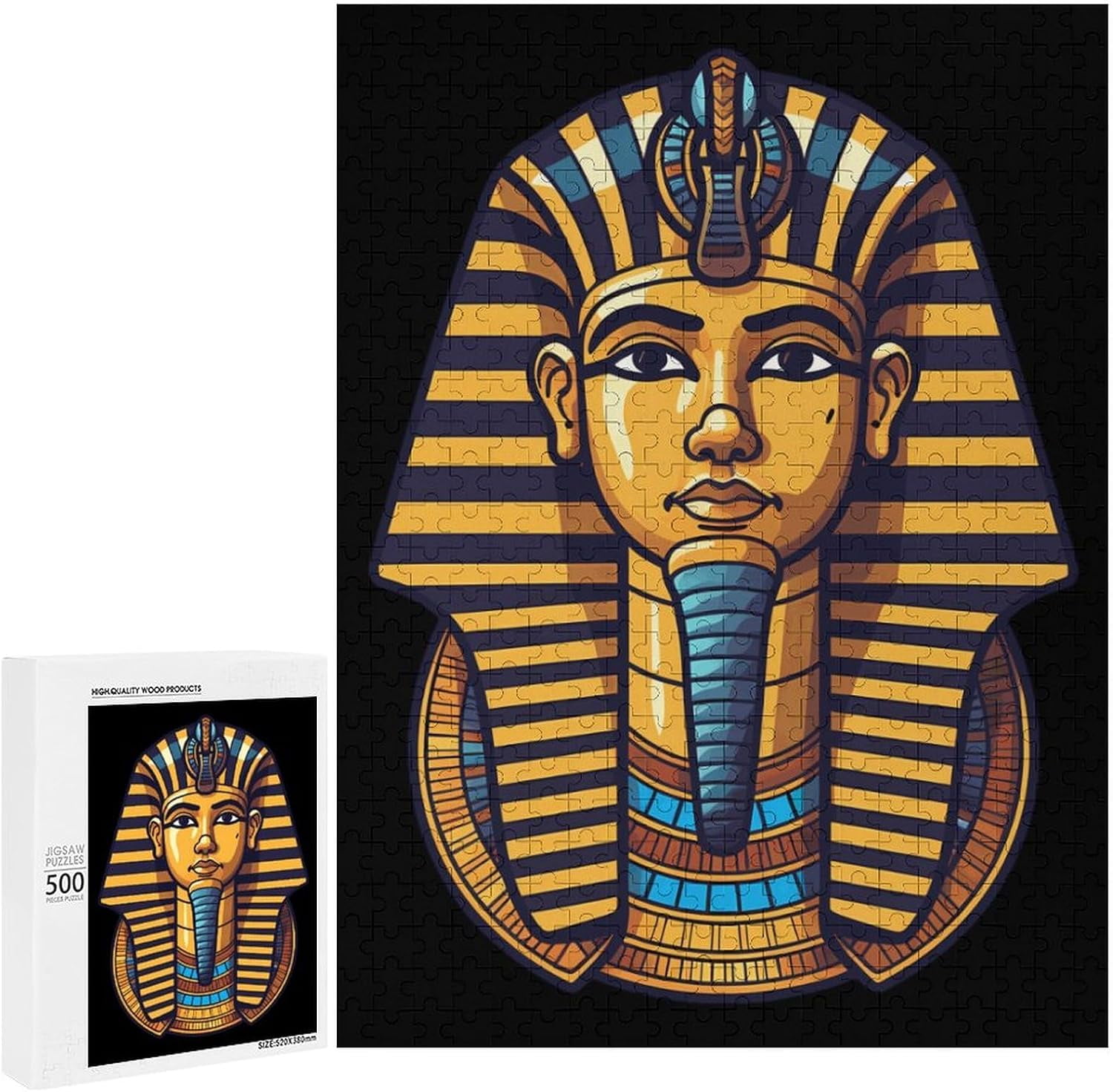 Ancient Egyptian Pharaoh King Egyptian Jigsaw Puzzles for Adults 300 ...