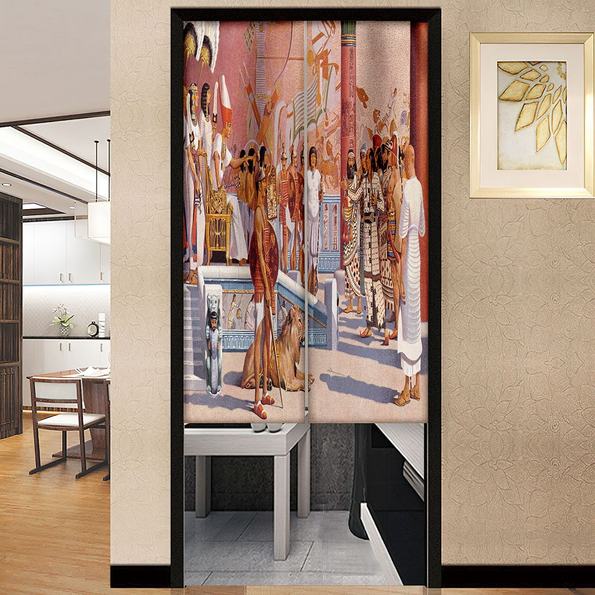 Ancient Egyptian Pharaohs Door Curtain Dust Proof Kitchen Partition ...