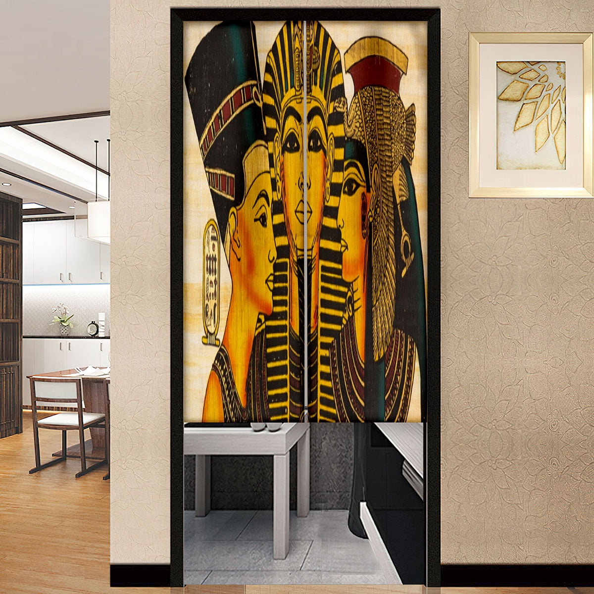Ancient Egyptian Pharaohs Door Curtain Dust Proof Kitchen Partition ...