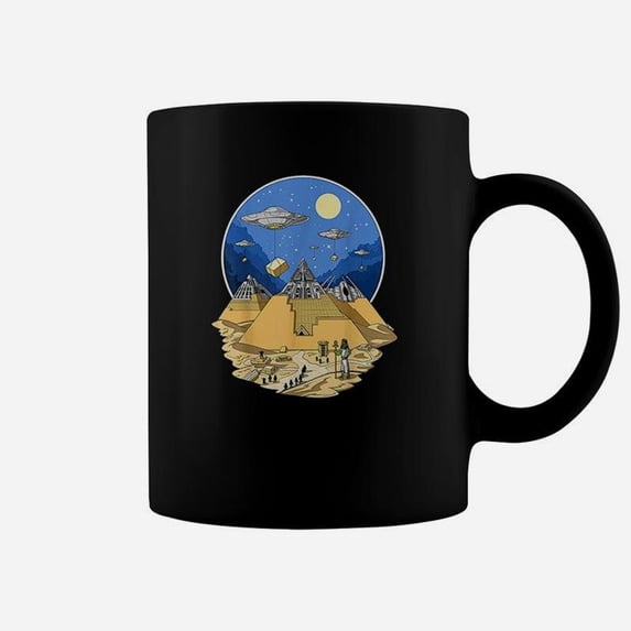 Ancient Egyptian Pyramids Aliens Space Ufo Science Fiction C - Walmart.com