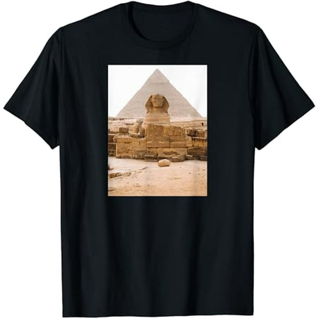 Ancient Egyptian Pyramids and Great Sphinx of Giza Nile T-Shirt ...