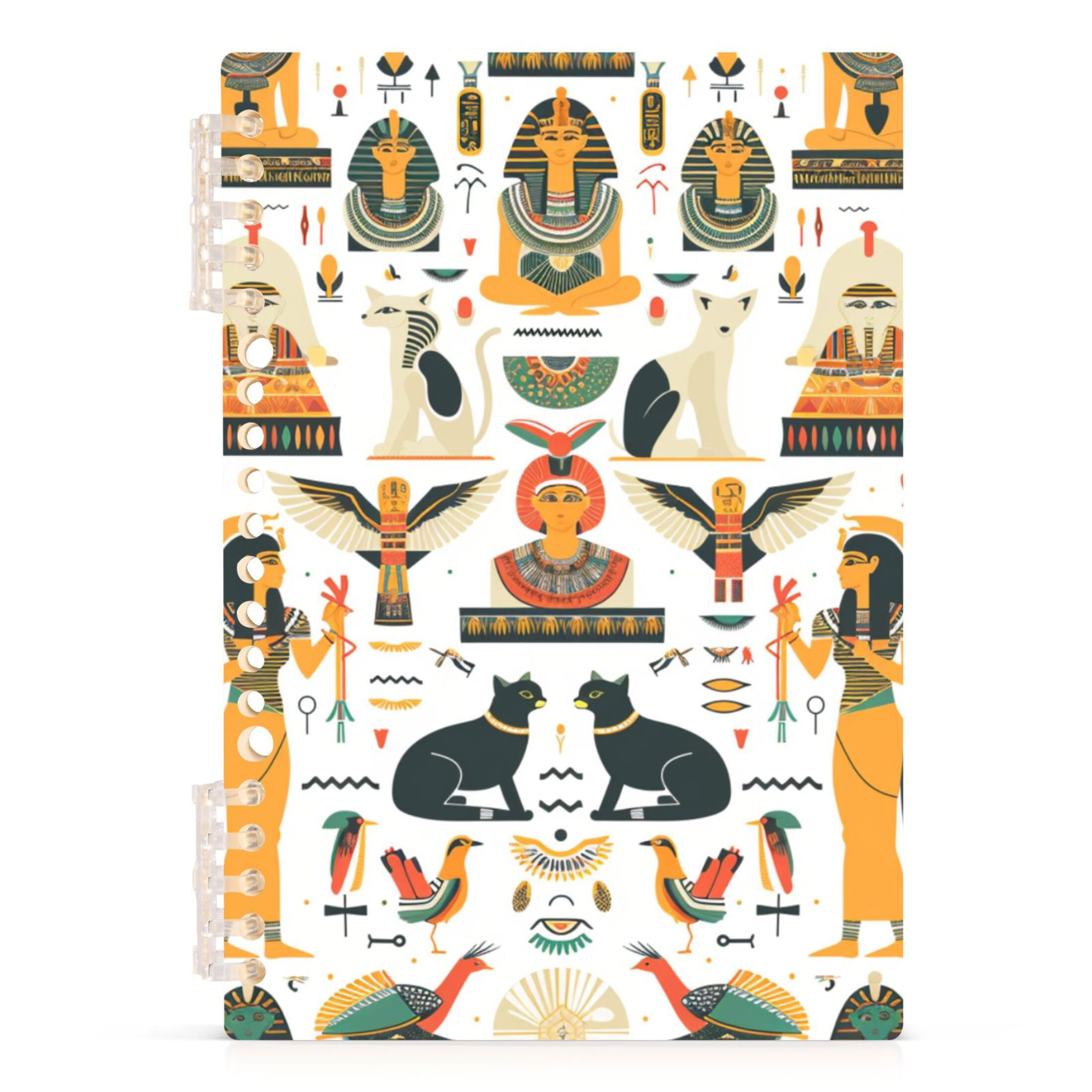 Ancient Egyptian Ring Binder Notebook Journey Note Diary College Ruled ...