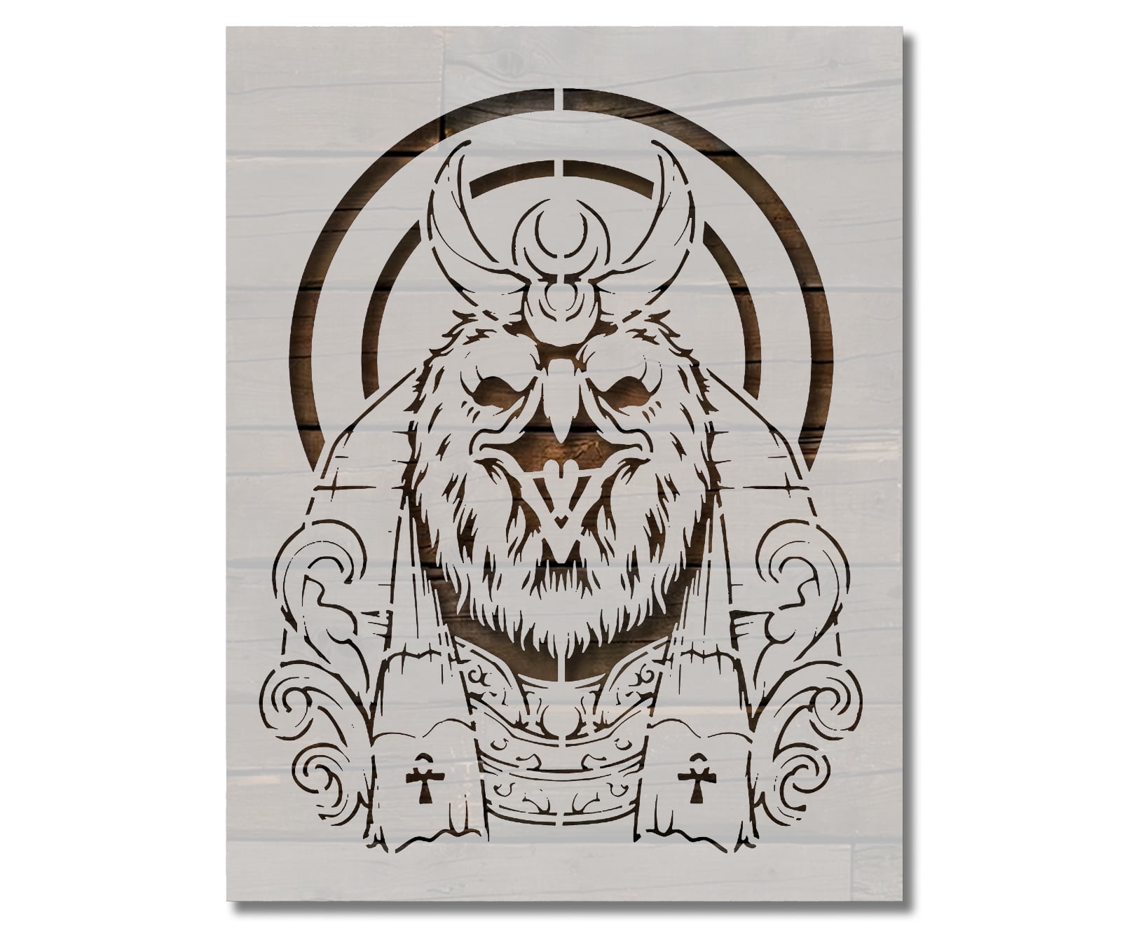 Ancient Egyptian Sun God Ra Stencil Template Reusable 8.5 x 11 Inches ...