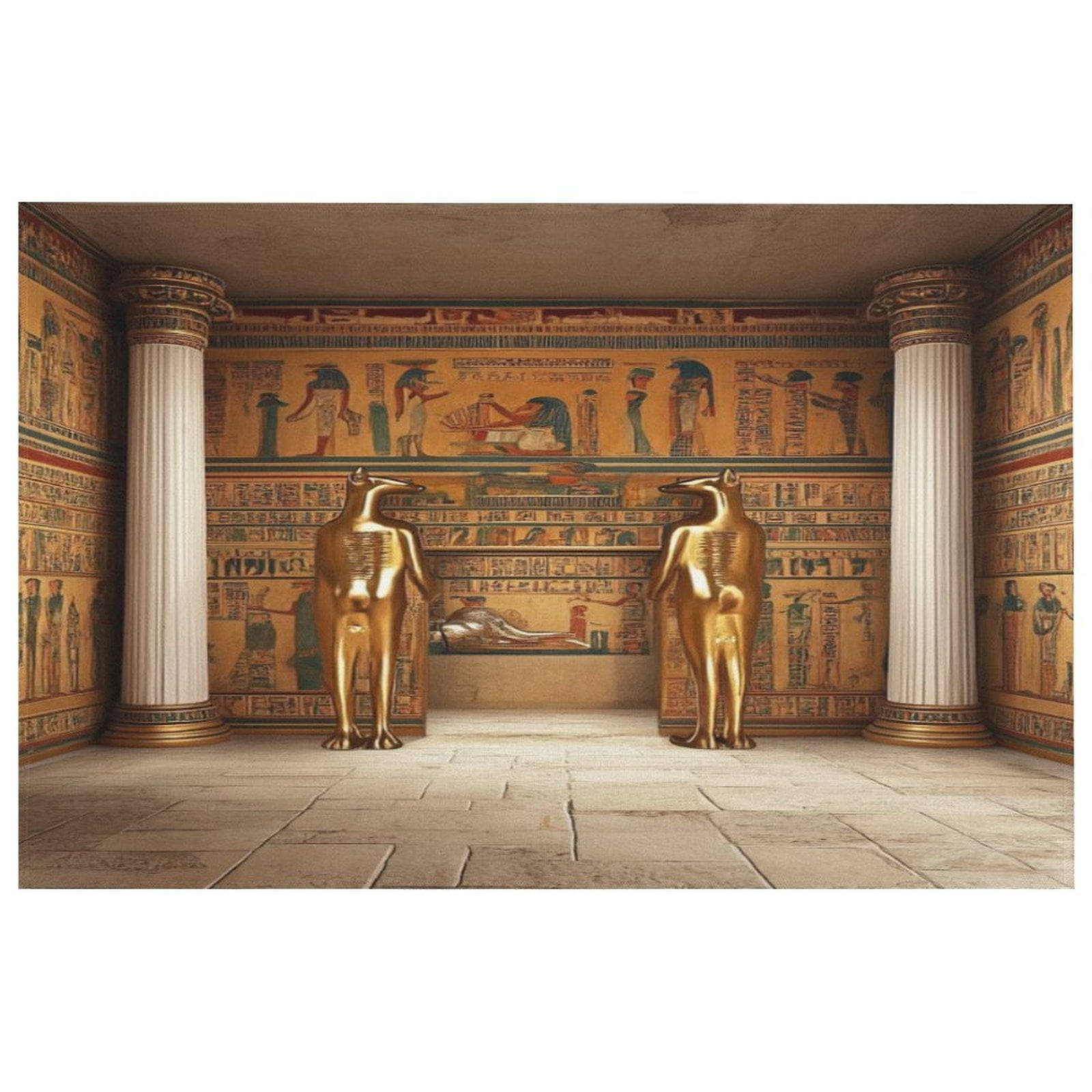 Ancient Egyptian Temple Adult Home Decor Bedroom Living Room Crystal ...