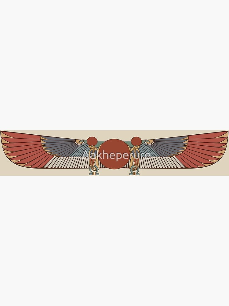 Ancient Egyptian Winged Sun Disk Poster Framed-unframed - Walmart.com
