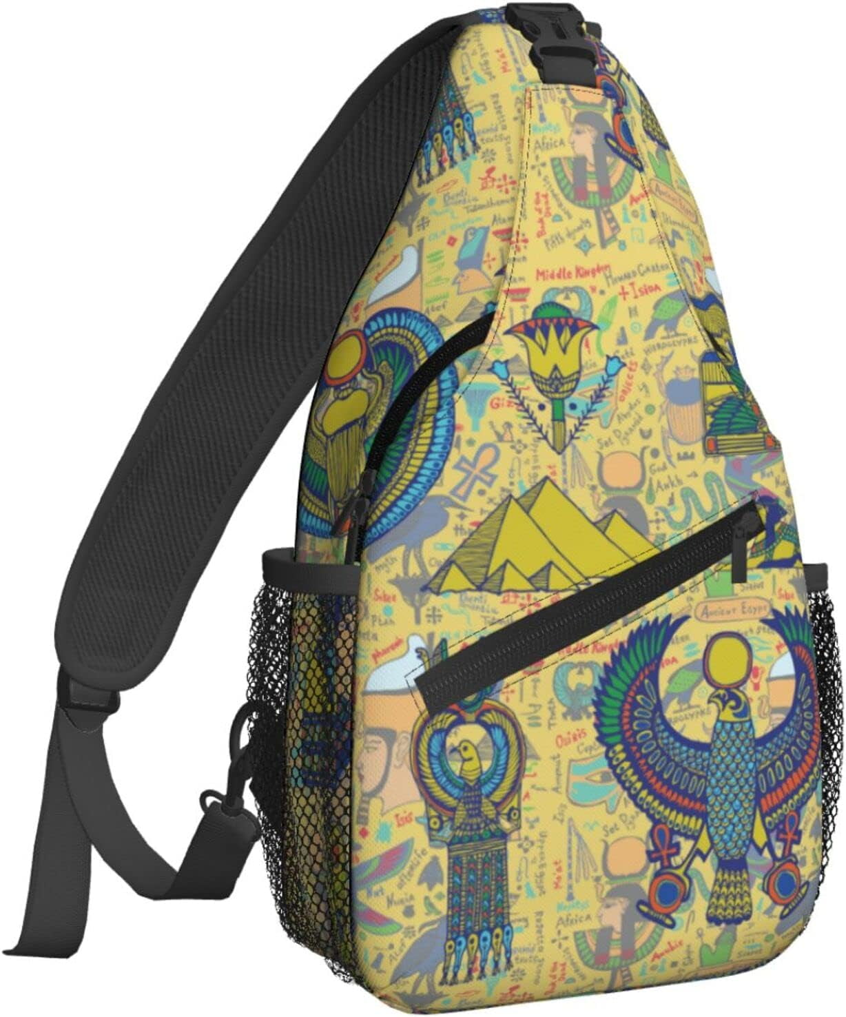 Ancient Egyptian eagle Crossbody Bags for Women Men Sling Backpack ...