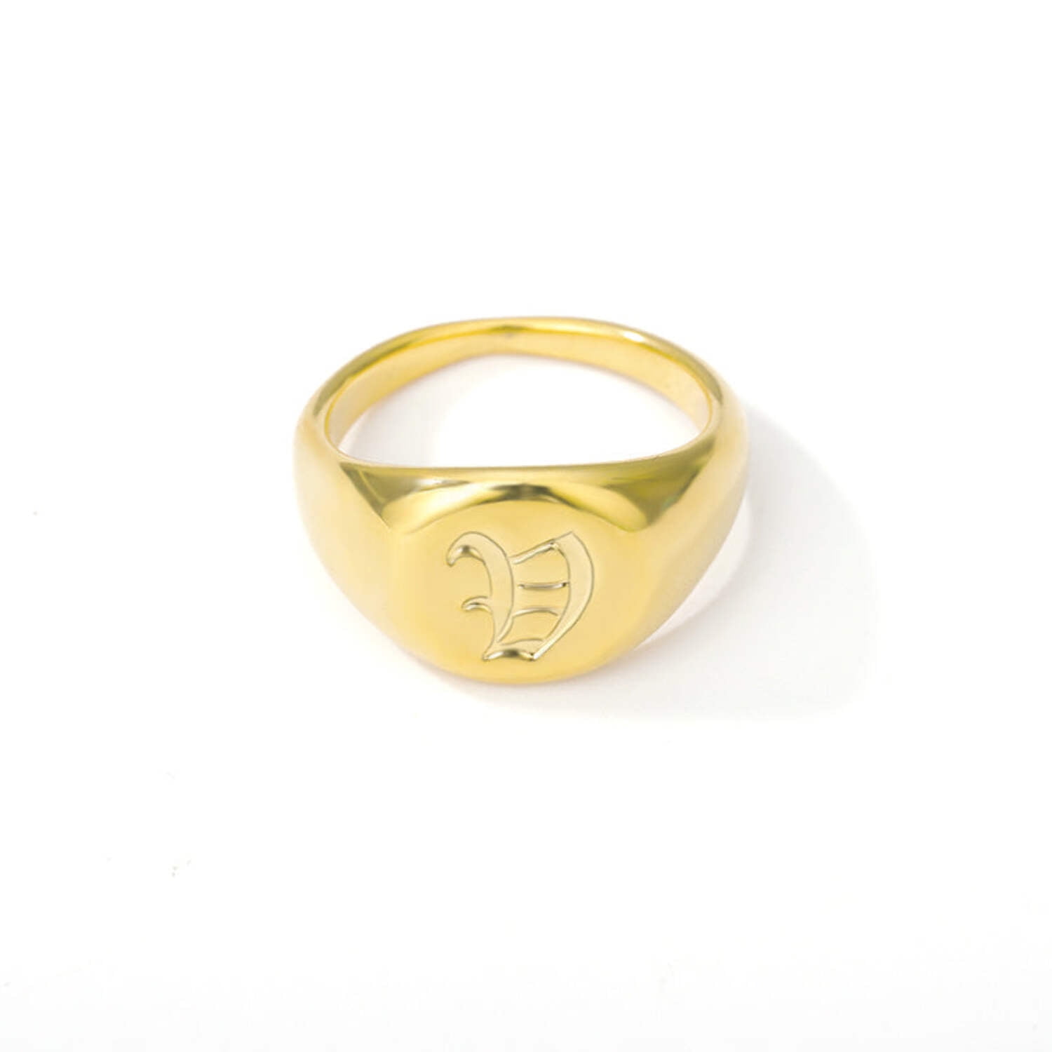 Ancient English font ladies letter ring - Walmart.com