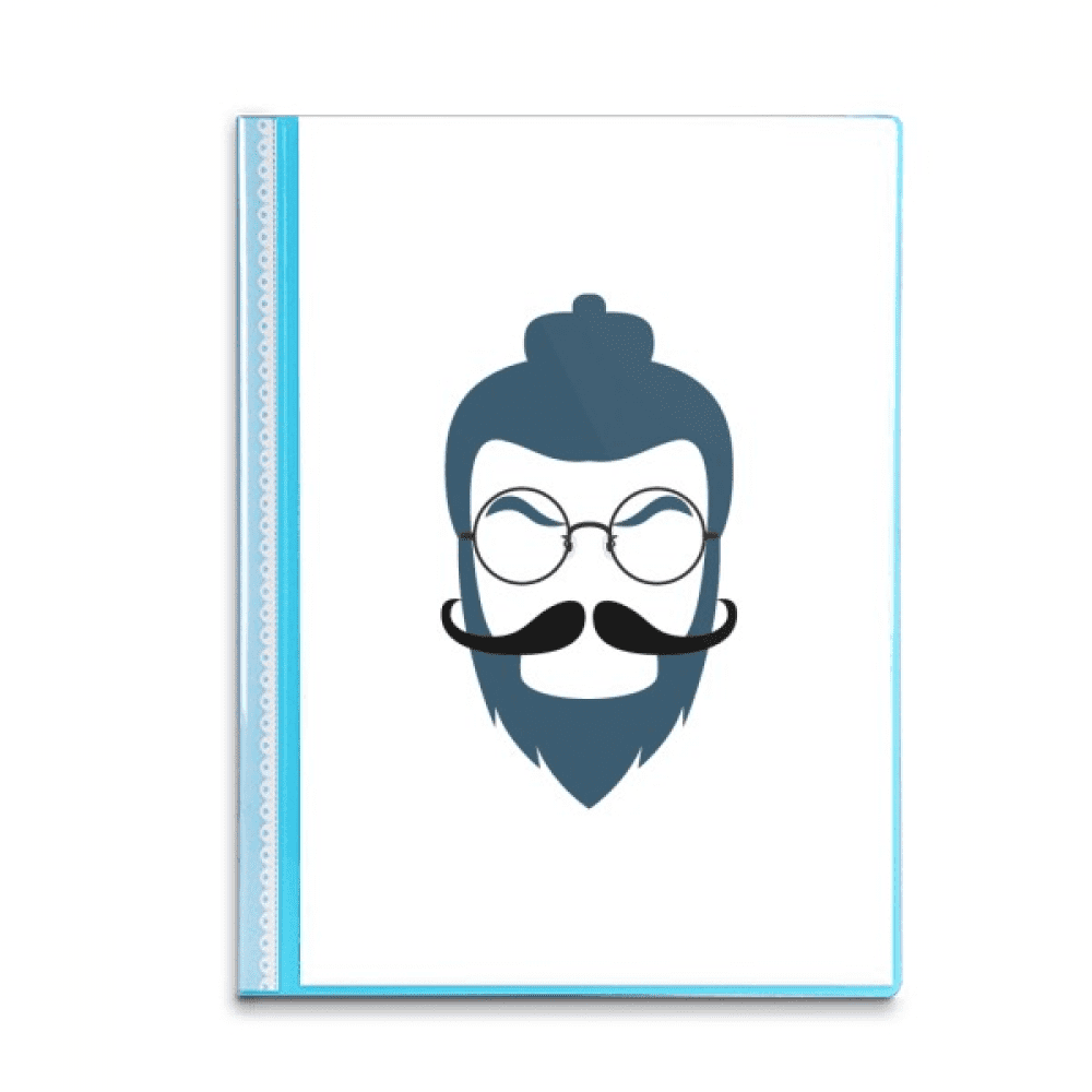 Ancient Eyeglasses Hairstyle Beard Book Sheet Protectors Portfolio ...