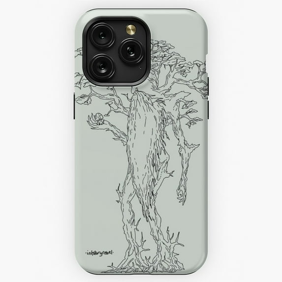 Ancient Forest Guardian Style Mossy Creature Art iPhone Case 17 11 12 ...