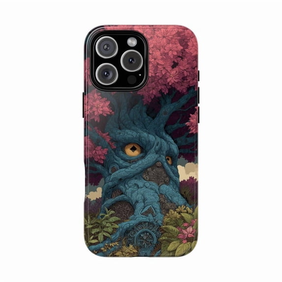 Ancient Forest Spirit Blue Tree Fantasy Nature Scene Case with iPhone ...
