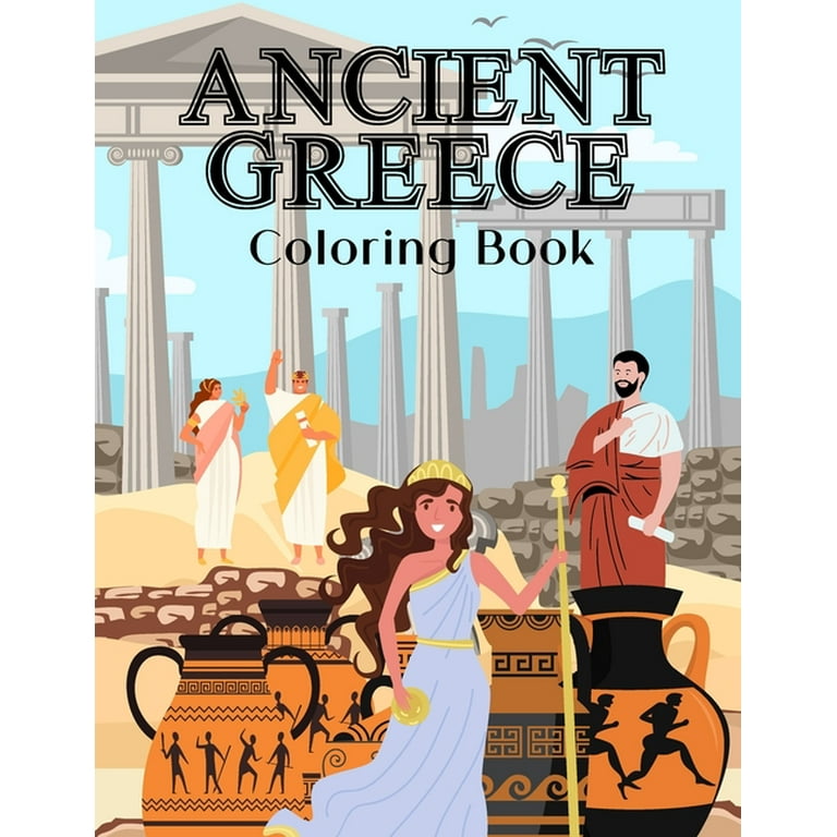 ancient greece coloring pages for kids