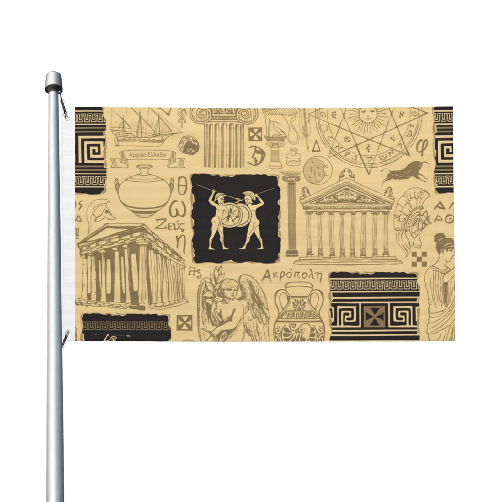 Ancient Greece Mythology Retro Flag 3X5 Ft Garden Yard House Flags ...