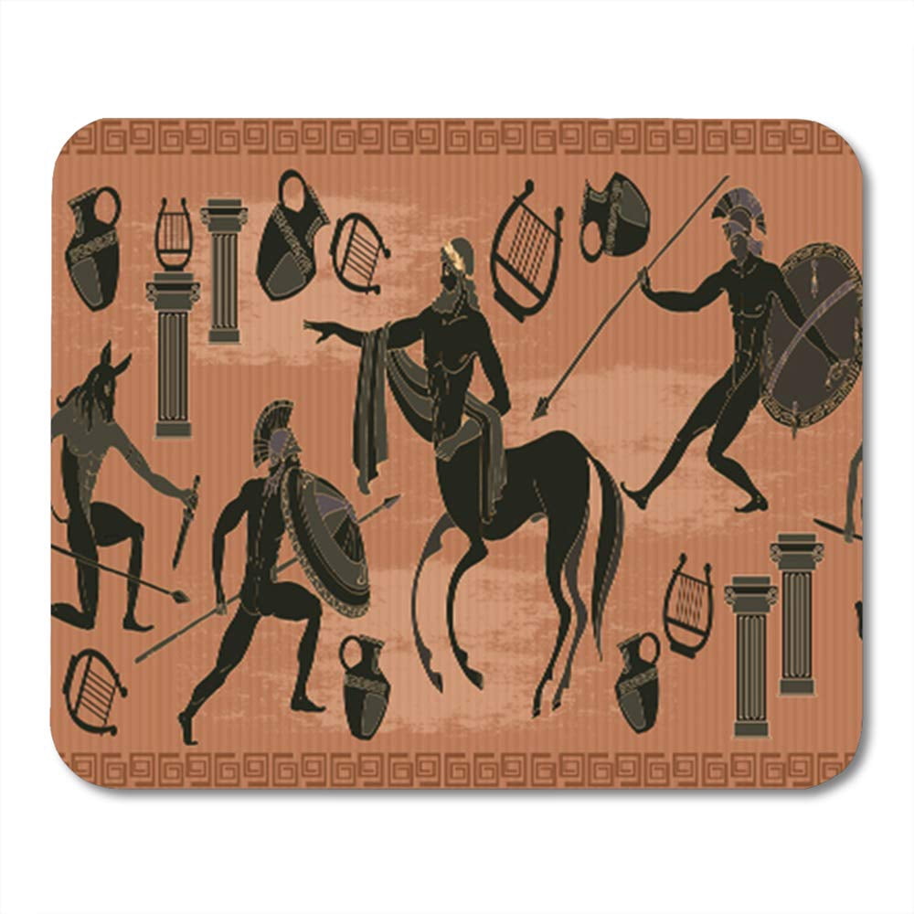 Ancient Greece Scene Black Figure Pottery Greek Mythology Centaur ...