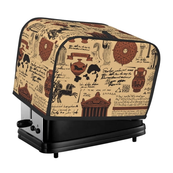 Ancient Greece Vintage Acropolis 2 Slice Toaster Cover Bread Maker Dust ...