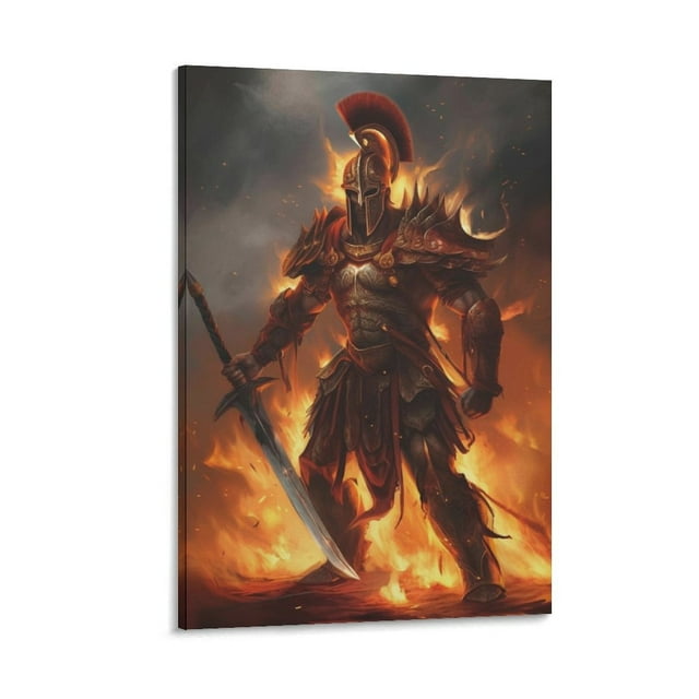 Ancient Greek God Ares Poster Print Photo Art Painting Canvas Poster ...