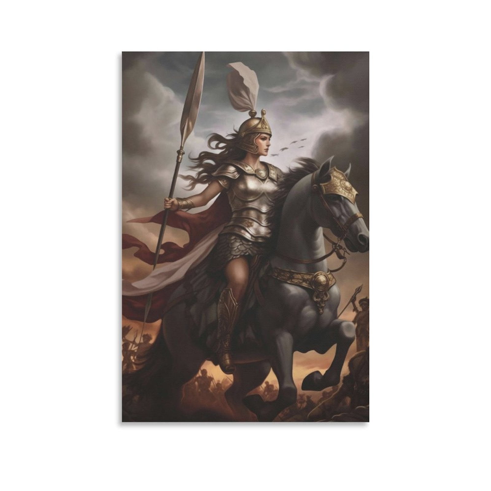 Ancient Greek God Athena Poster Poster Cool Artworks Painting Wall Art ...