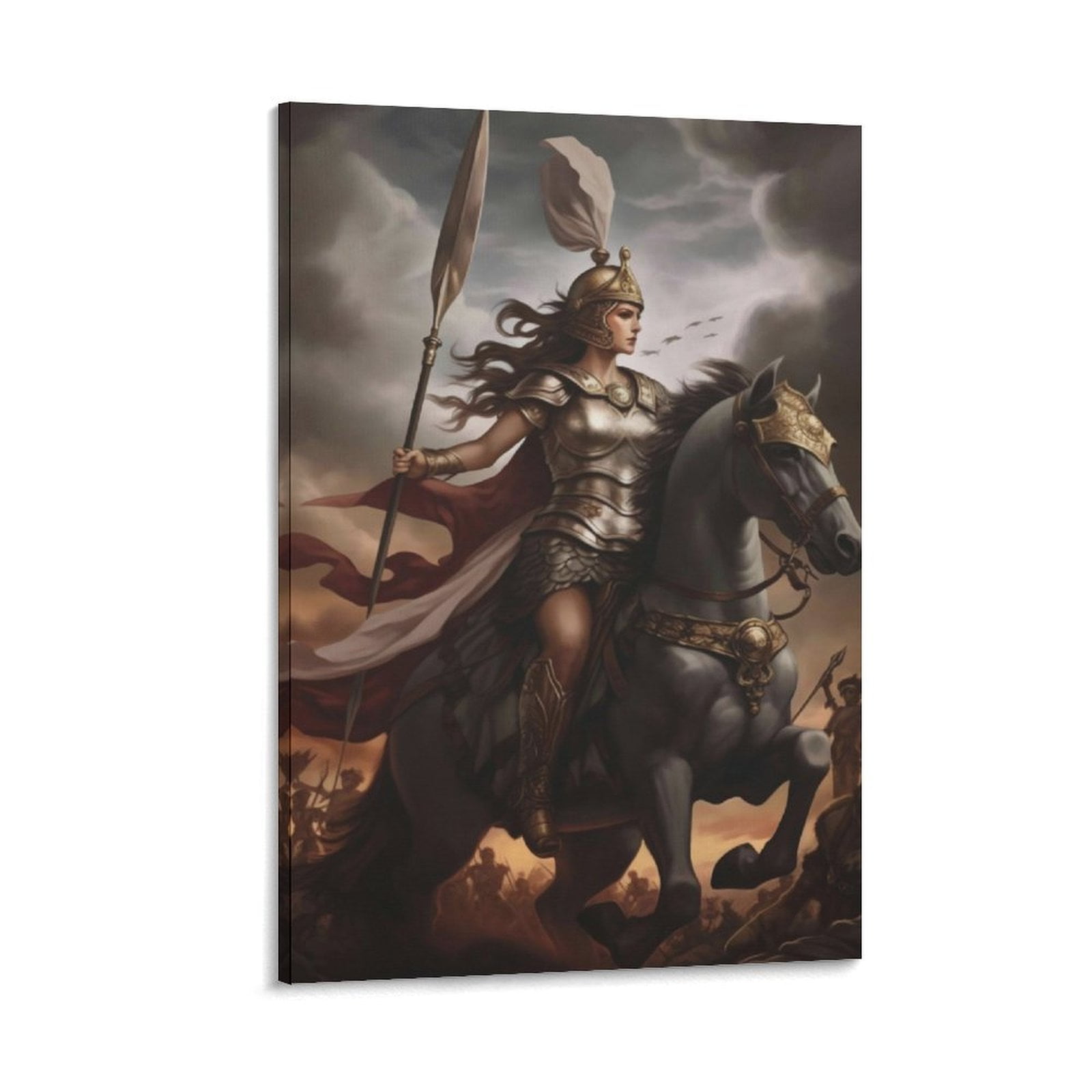 Ancient Greek God Athena Poster Print Photo Art Painting Canvas Poster ...