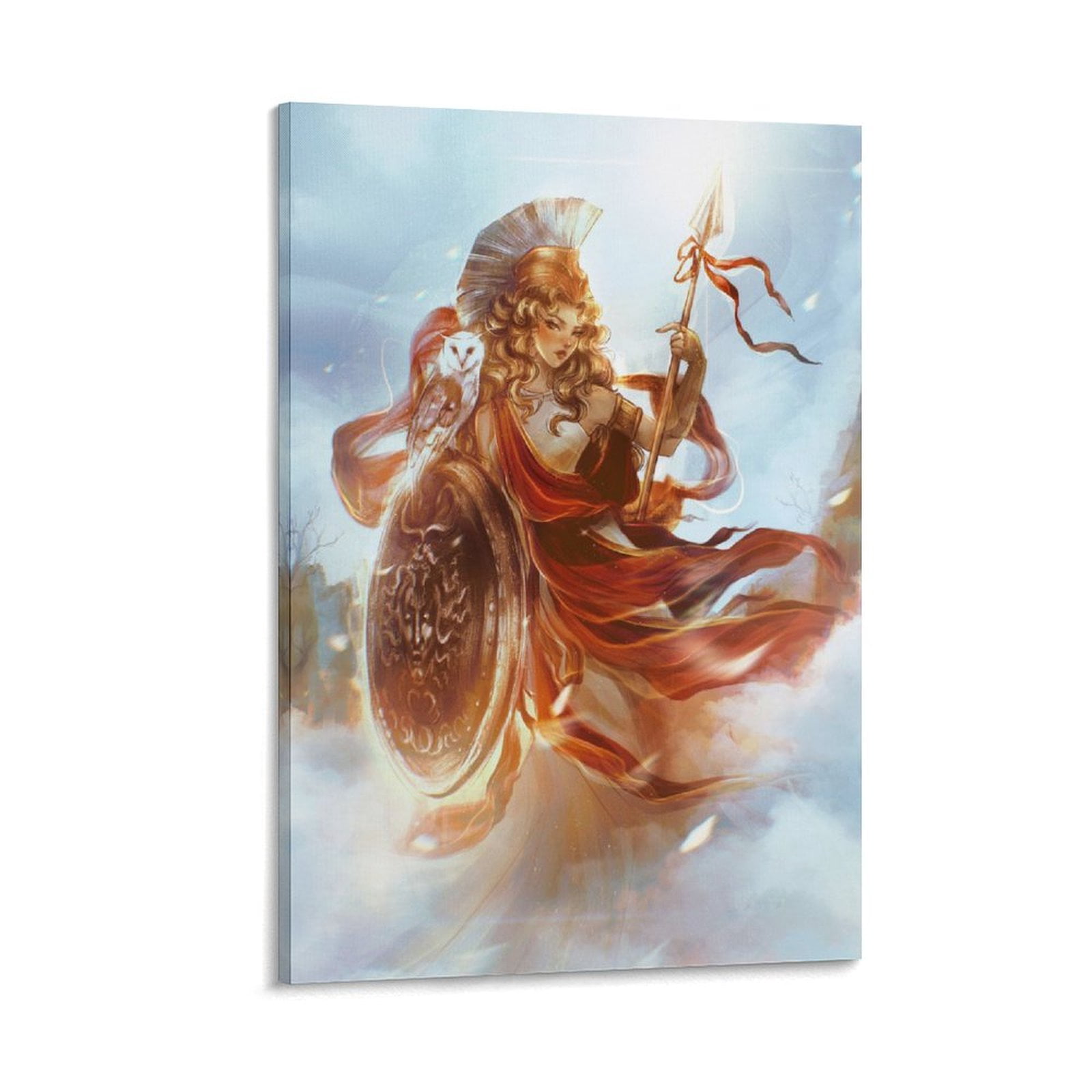Ancient Greek Goddess Art Poster Athena Room Aesthetic Poster Print Art ...