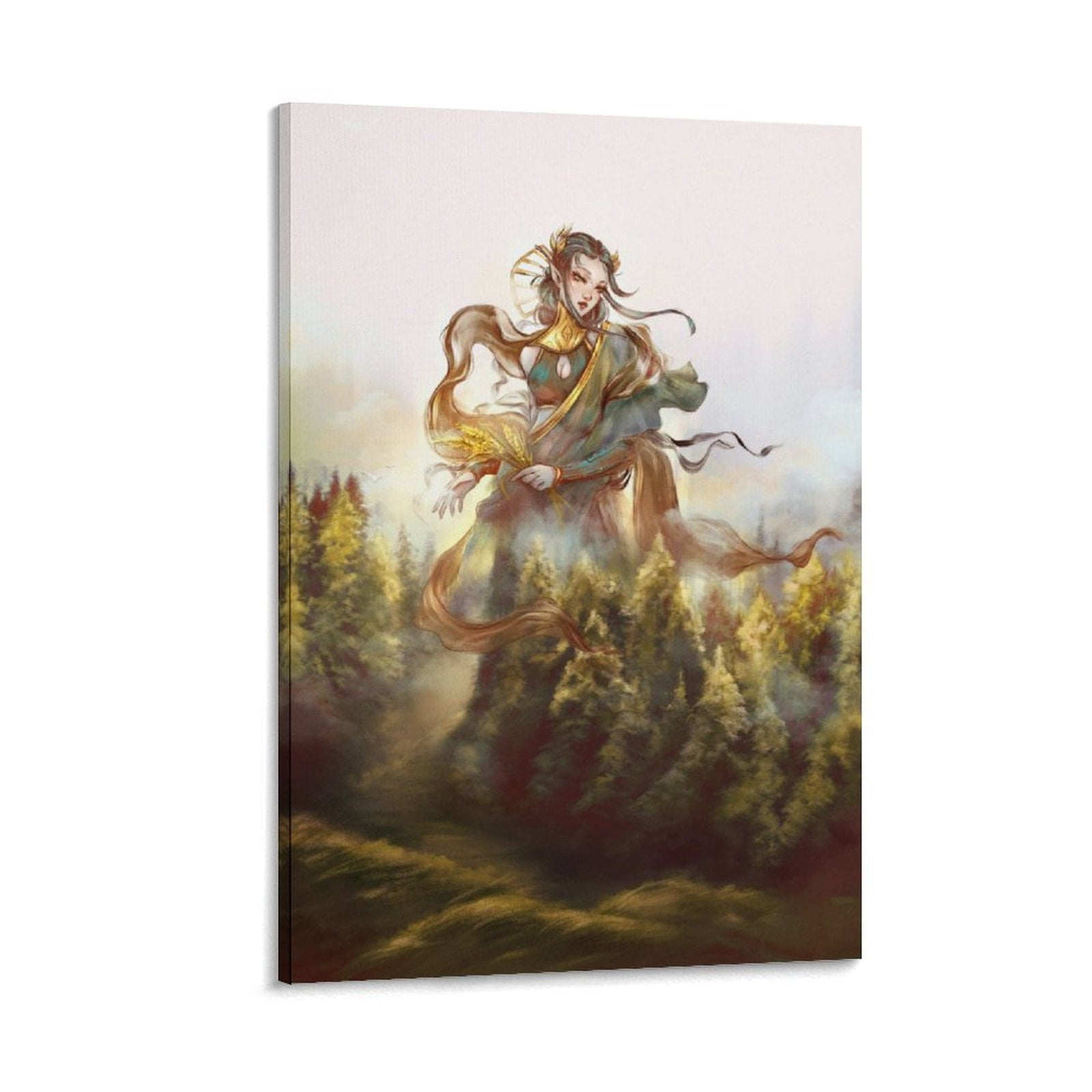 Ancient Greek Goddess Art Poster Demeter Posters Wall Art Painting ...
