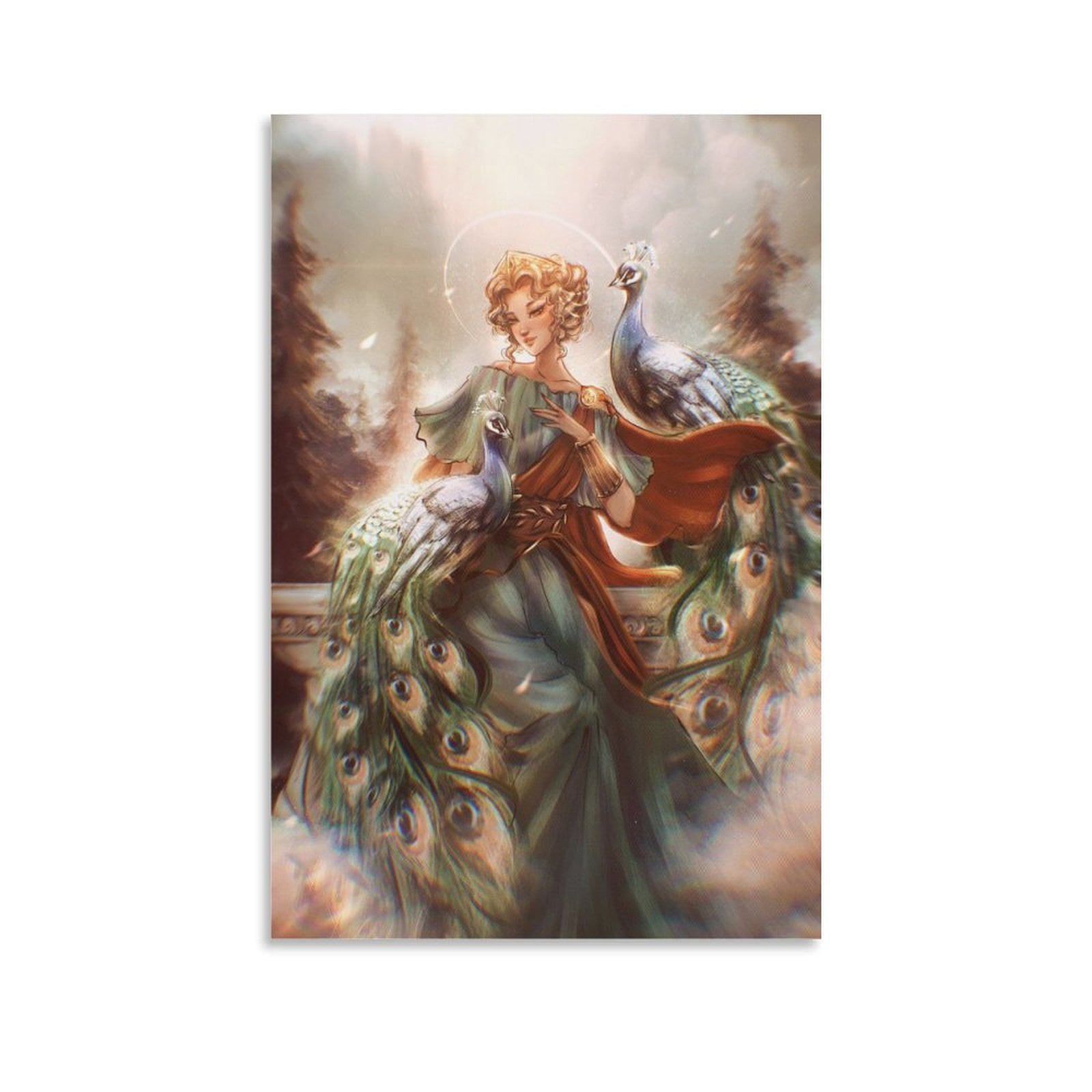 Ancient Greek Goddess Art Poster Hera Canvas Art Poster and Wall Art ...
