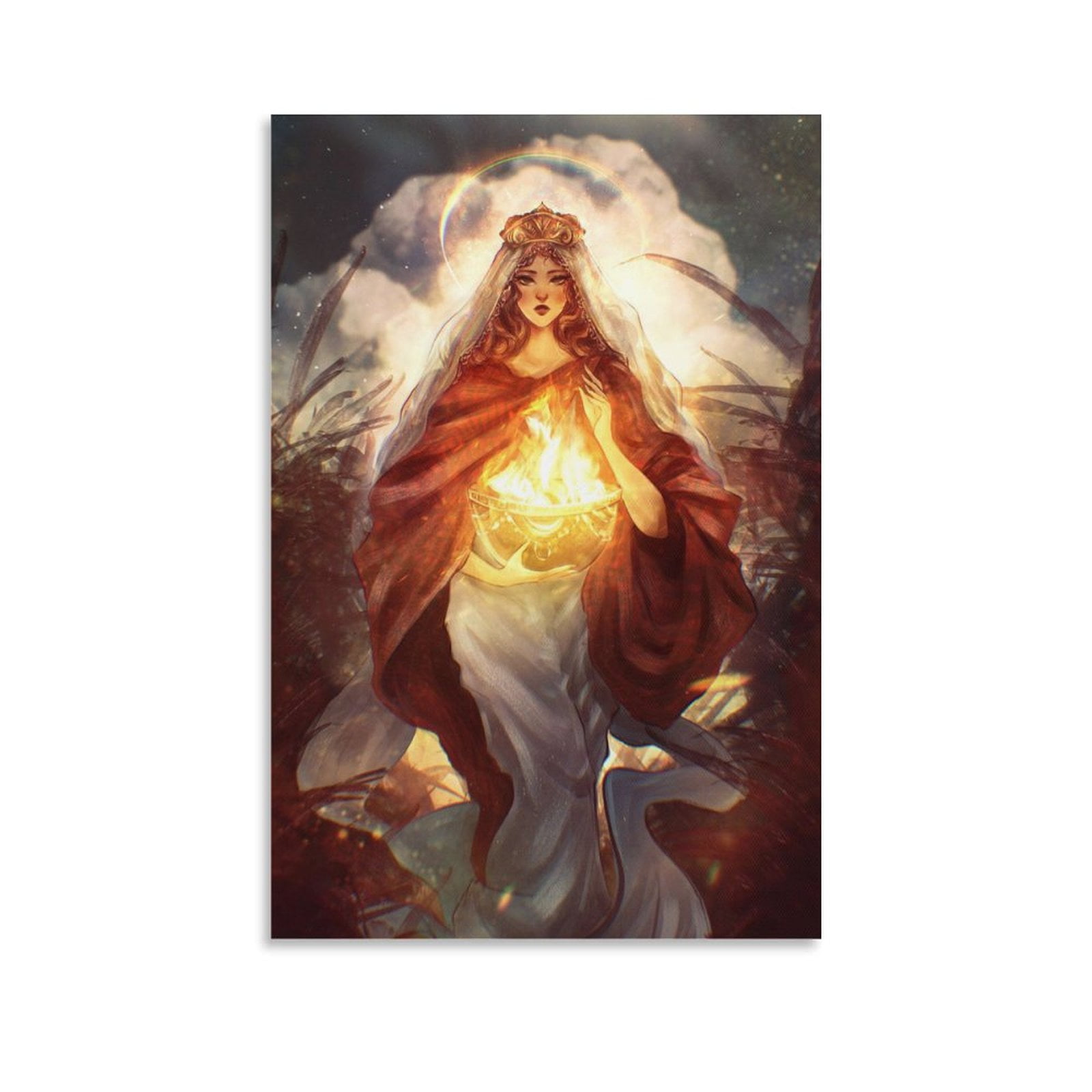 Ancient Greek Goddess Art Poster Hestia Posters Art Print Wall Photo ...