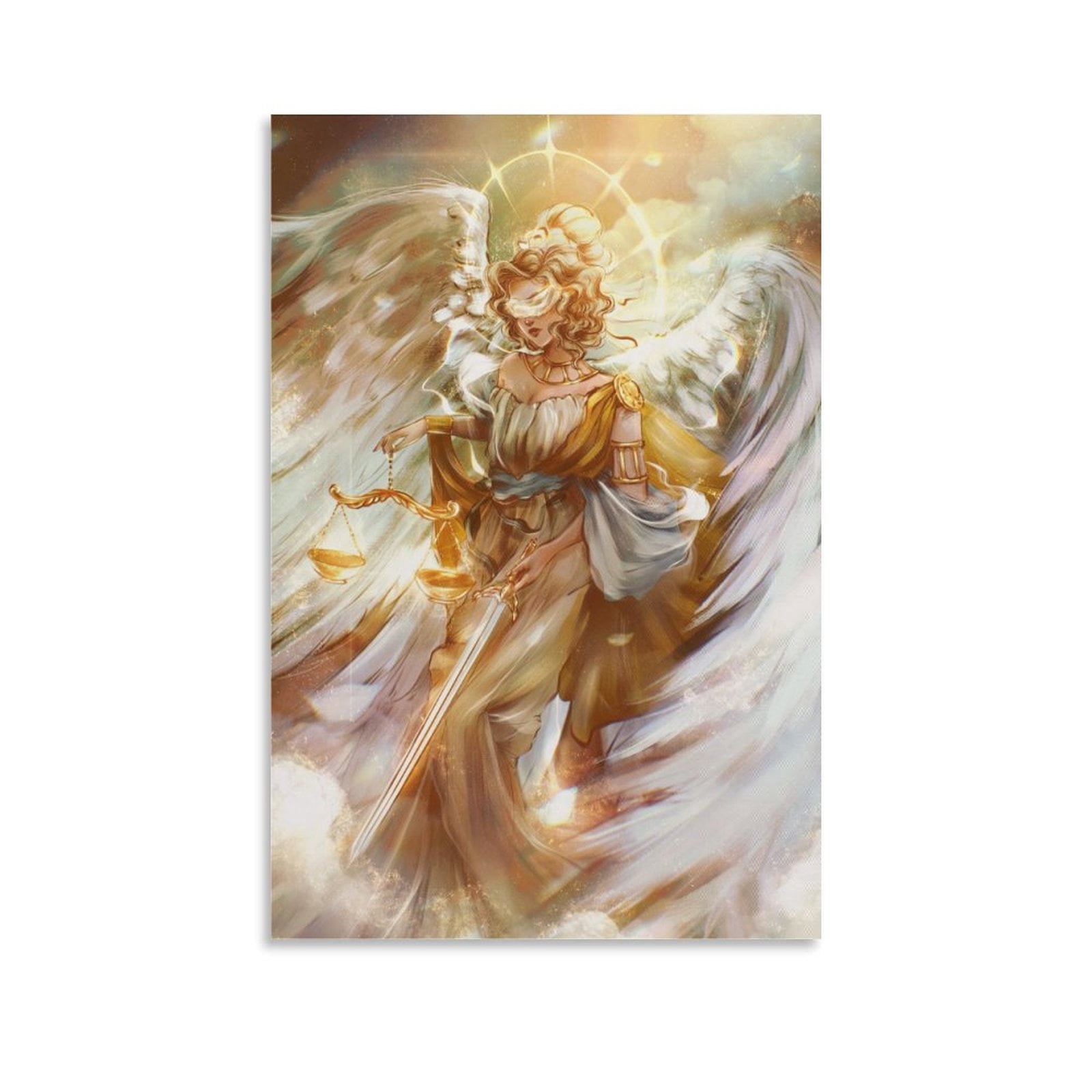 Ancient Greek Goddess Art Poster Themis Home Decor Poster Wall Art ...