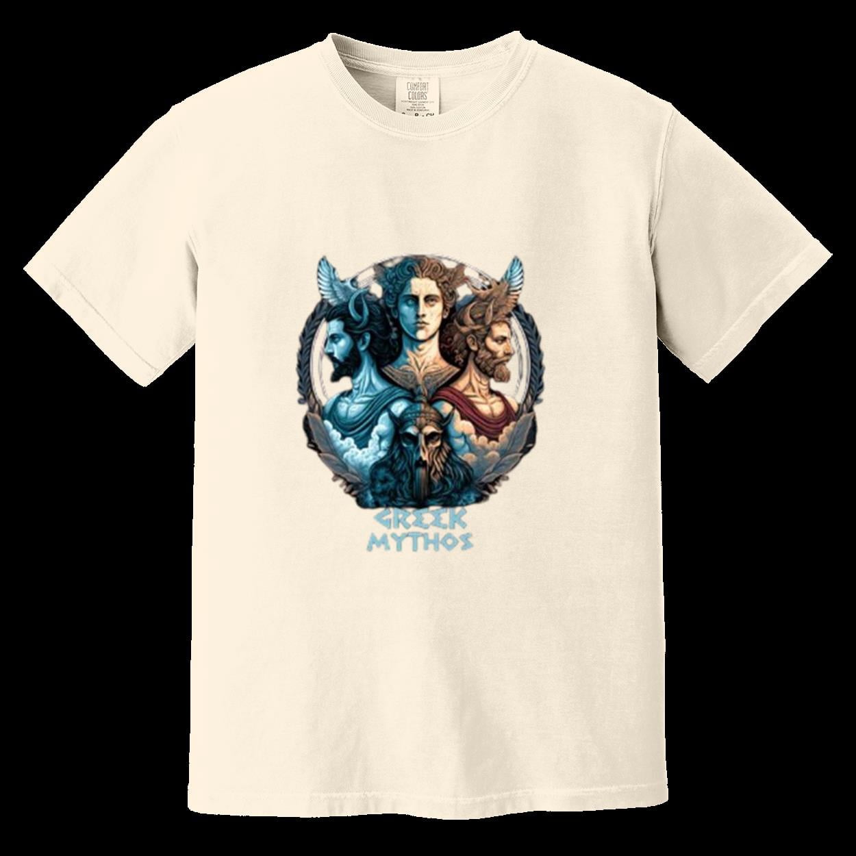 Ancient Greek Gods Mythology Art Inspired Design Comfort Color T-Shirt ...