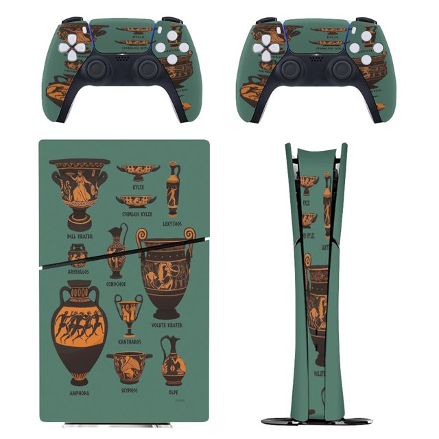 Ancient Greek Pottery PS5/PS5 Pro/PS5 Slim Digital Disc Skin Sticker ...