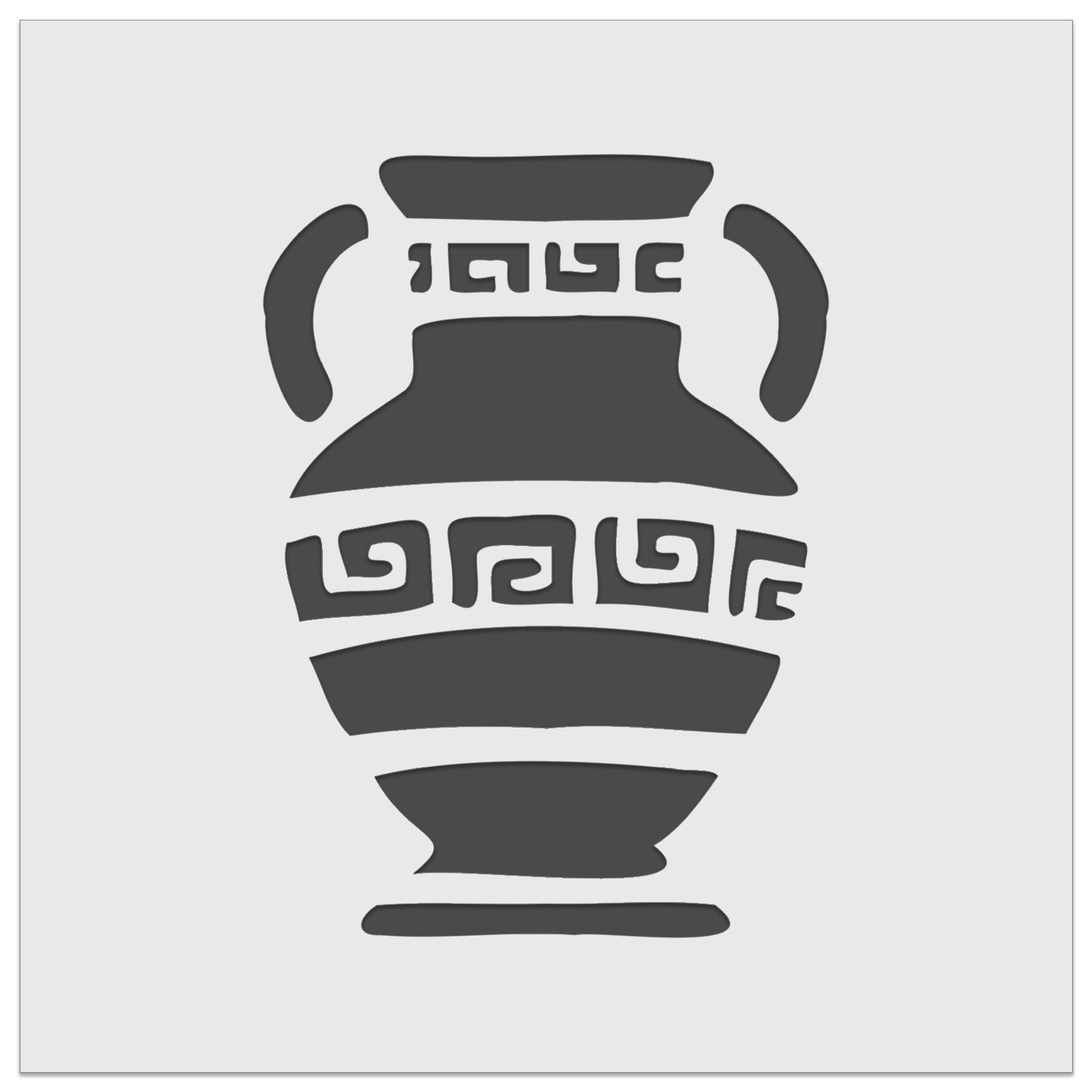 Ancient Greek Pottery Vase DIY Cookie Wall Craft Stencil - 5.5 Inch ...