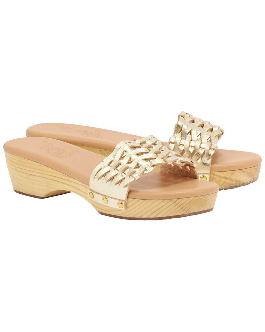 Ancient Greek Sandals Open Woven Leather Clog, 36 - Walmart.com