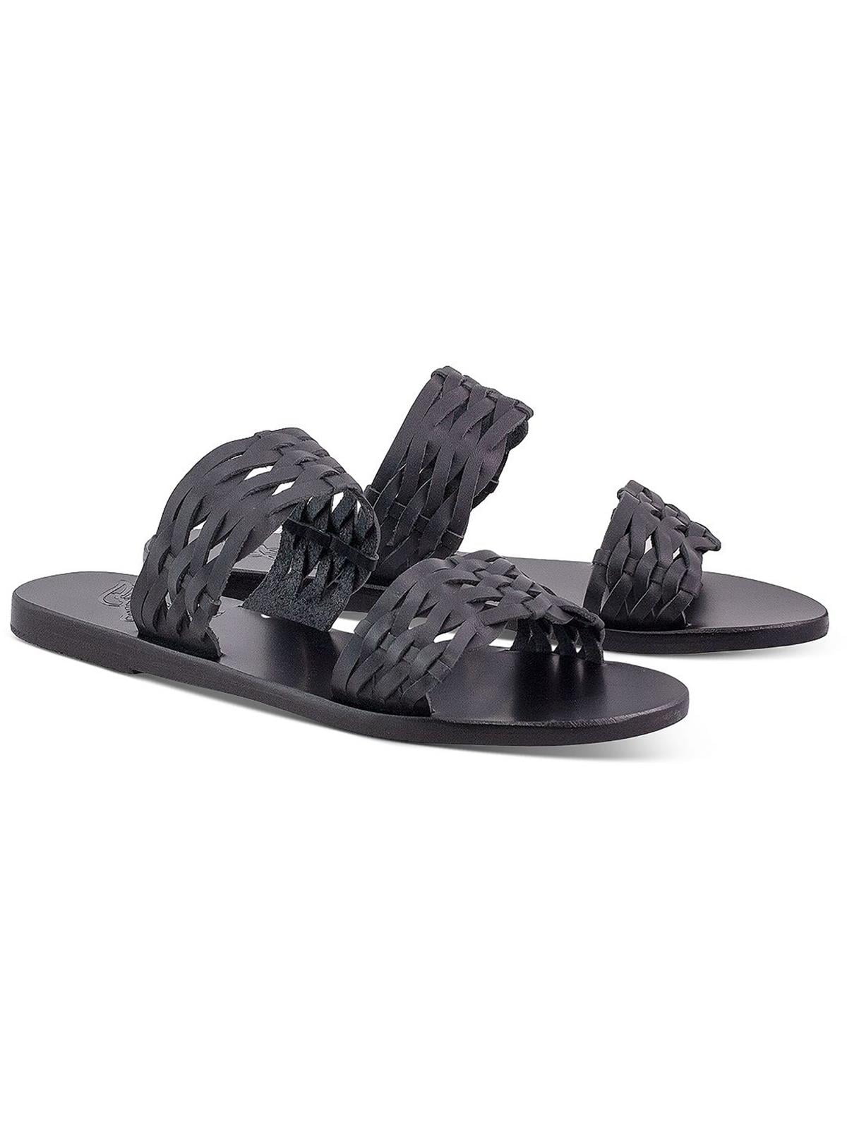 Ancient Greek Sandals Womens Melia Woven Slip On Open Toe Slide Sandals ...