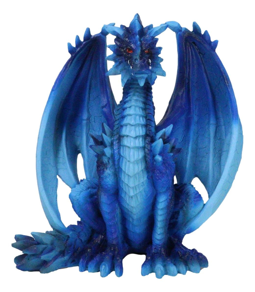 Ancient Guardian Blue Water Elemental and Ice Frozen Azure Dragon ...